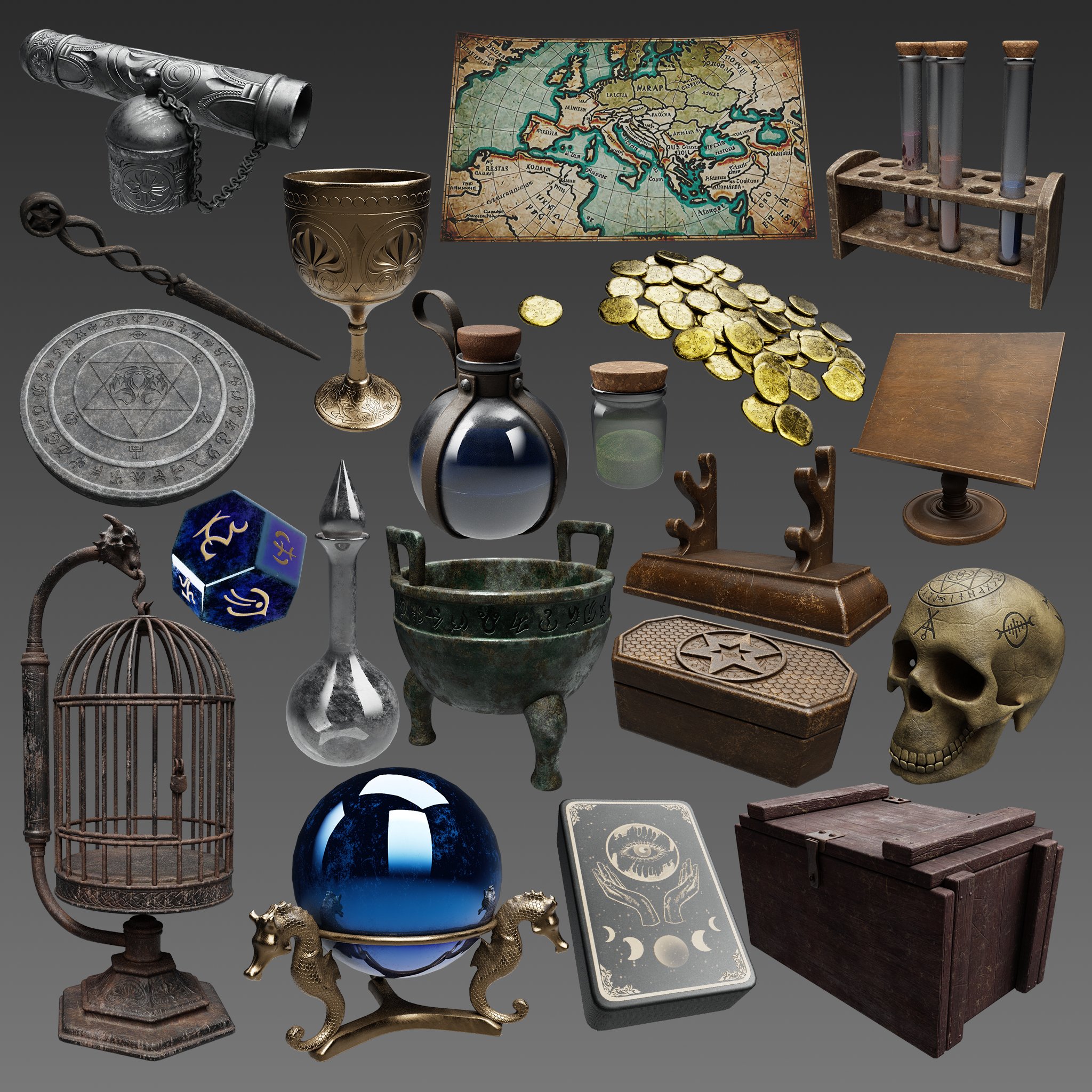 FG Wizard Study | Daz 3D