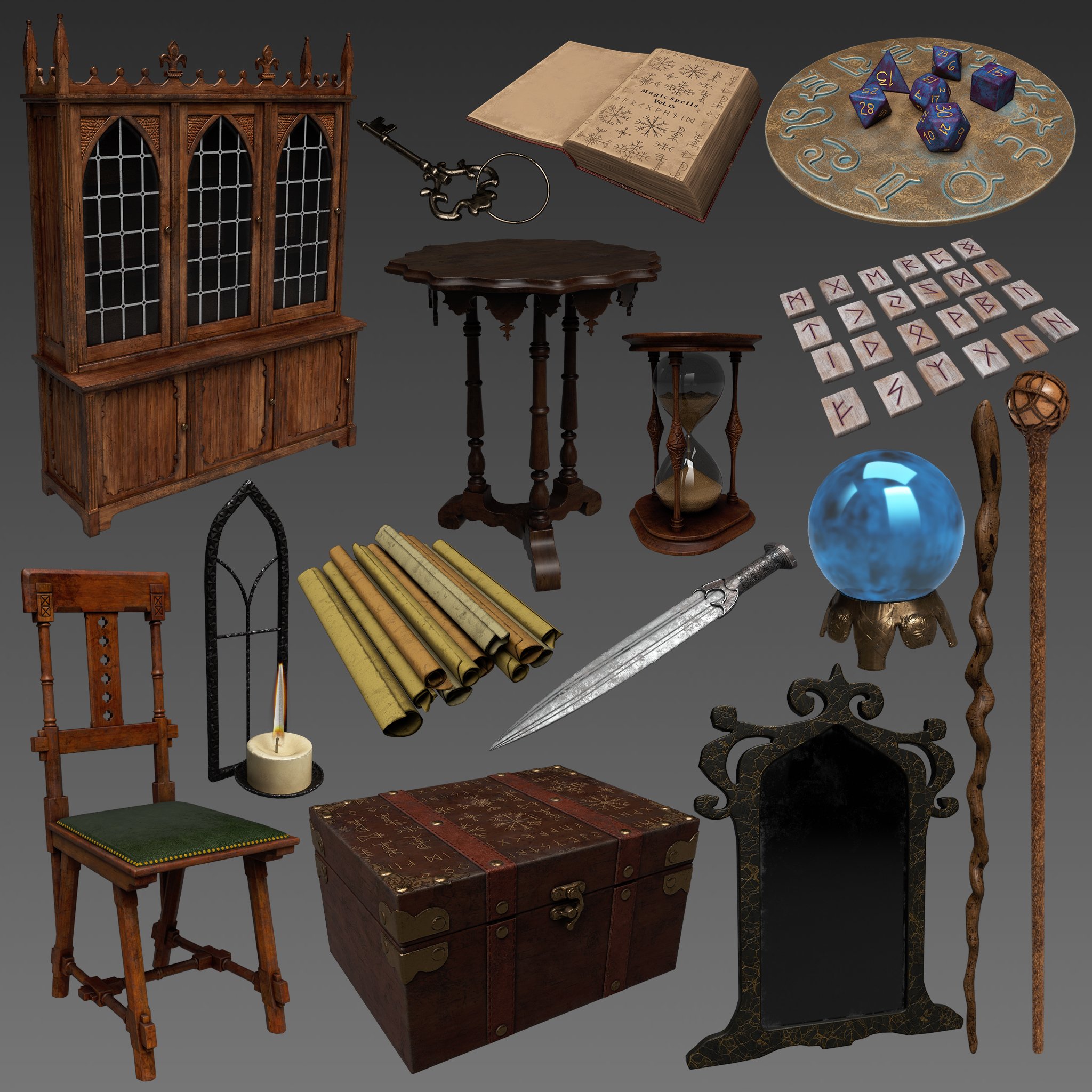 FG Wizard Study | Daz 3D
