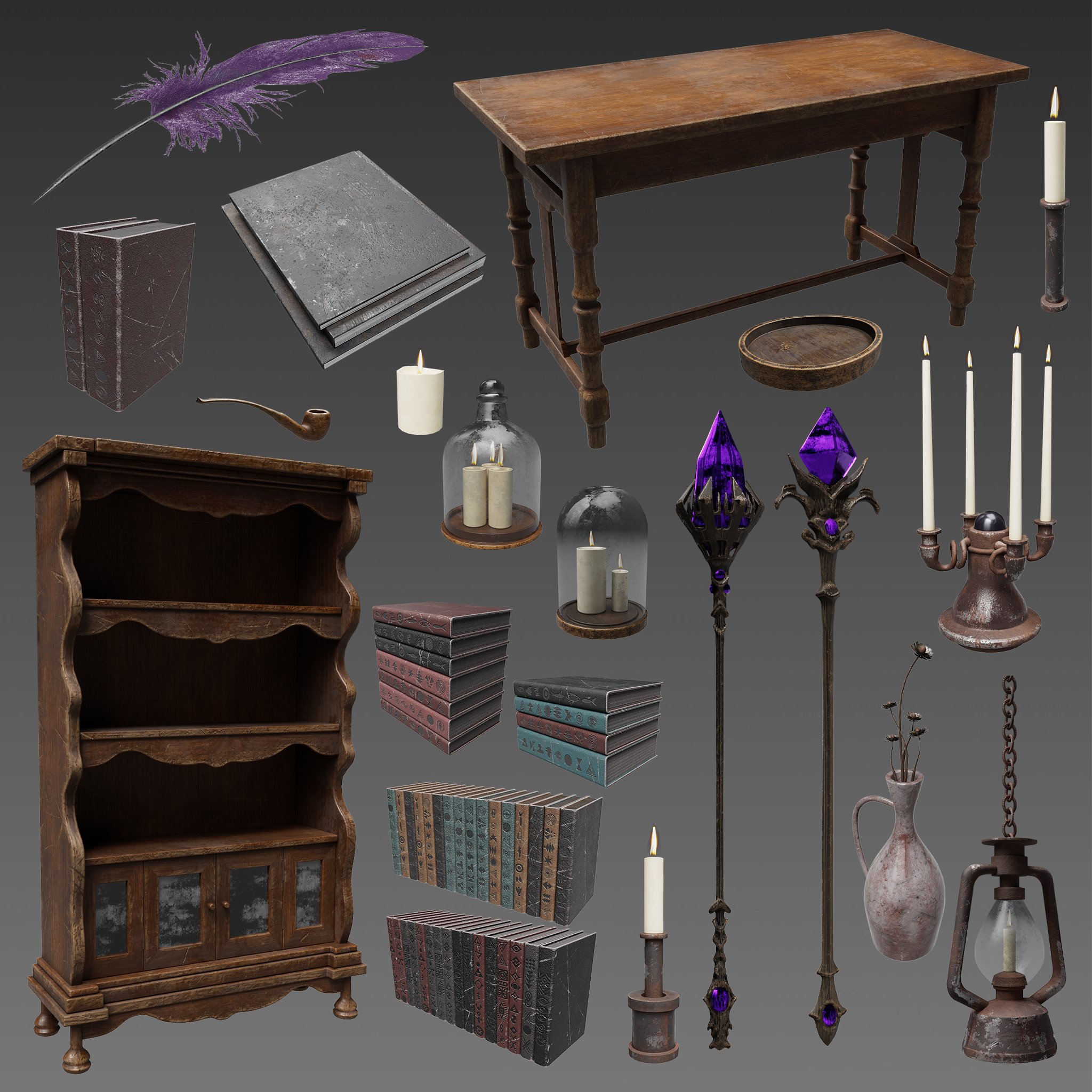 FG Wizard Study | Daz 3D