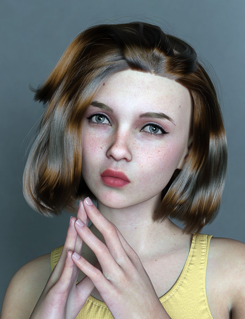 dForce CS Eve Hair for Genesis 9 | Daz 3D