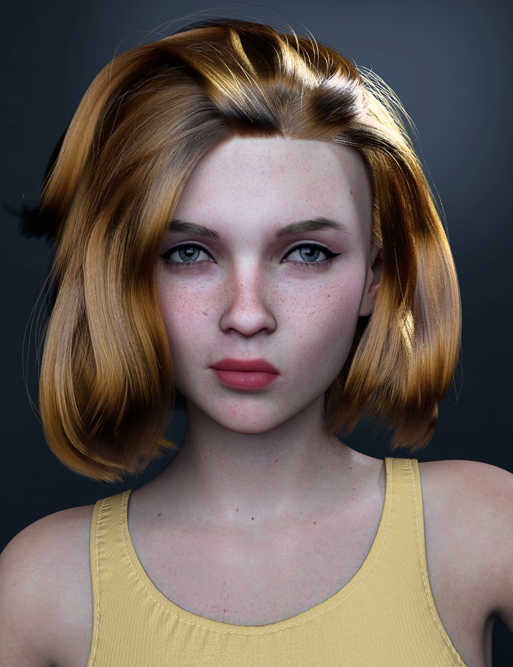 dForce CS Eve Hair for Genesis 9 | Daz 3D