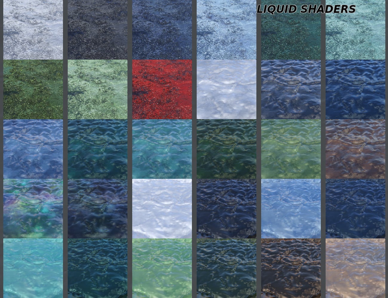 FSL Realistic Liquid Shaders and Props | Daz 3D
