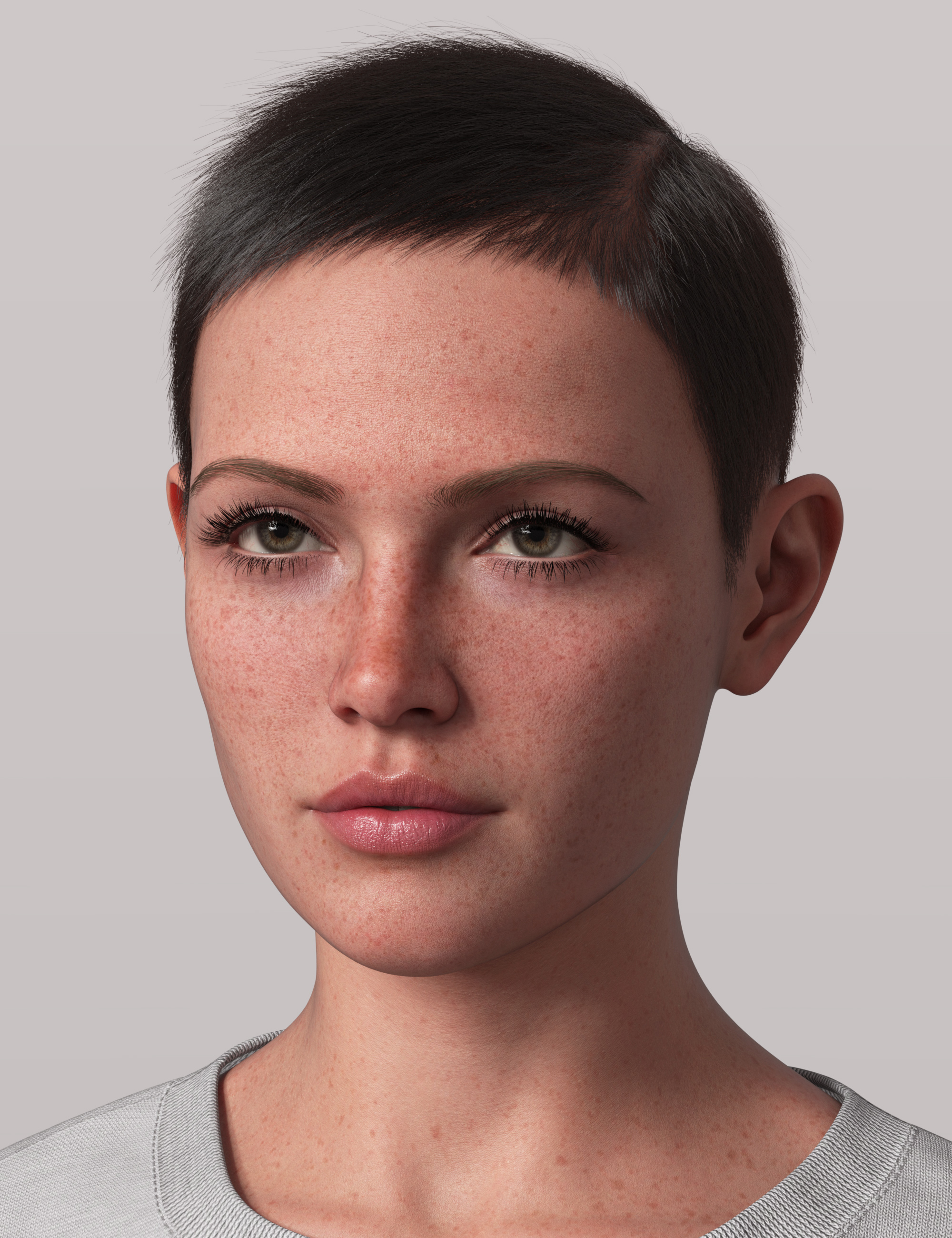 dForce Strand-Based Very Short Pixie Style Hair for Genesis 9 and 8 ...