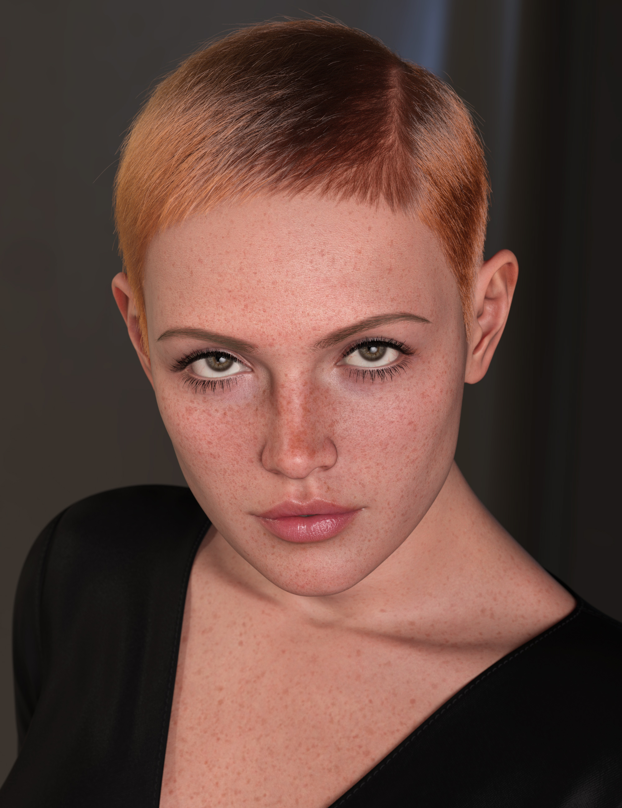 dForce Strand-Based Very Short Pixie Style Hair for Genesis 9 and 8 ...