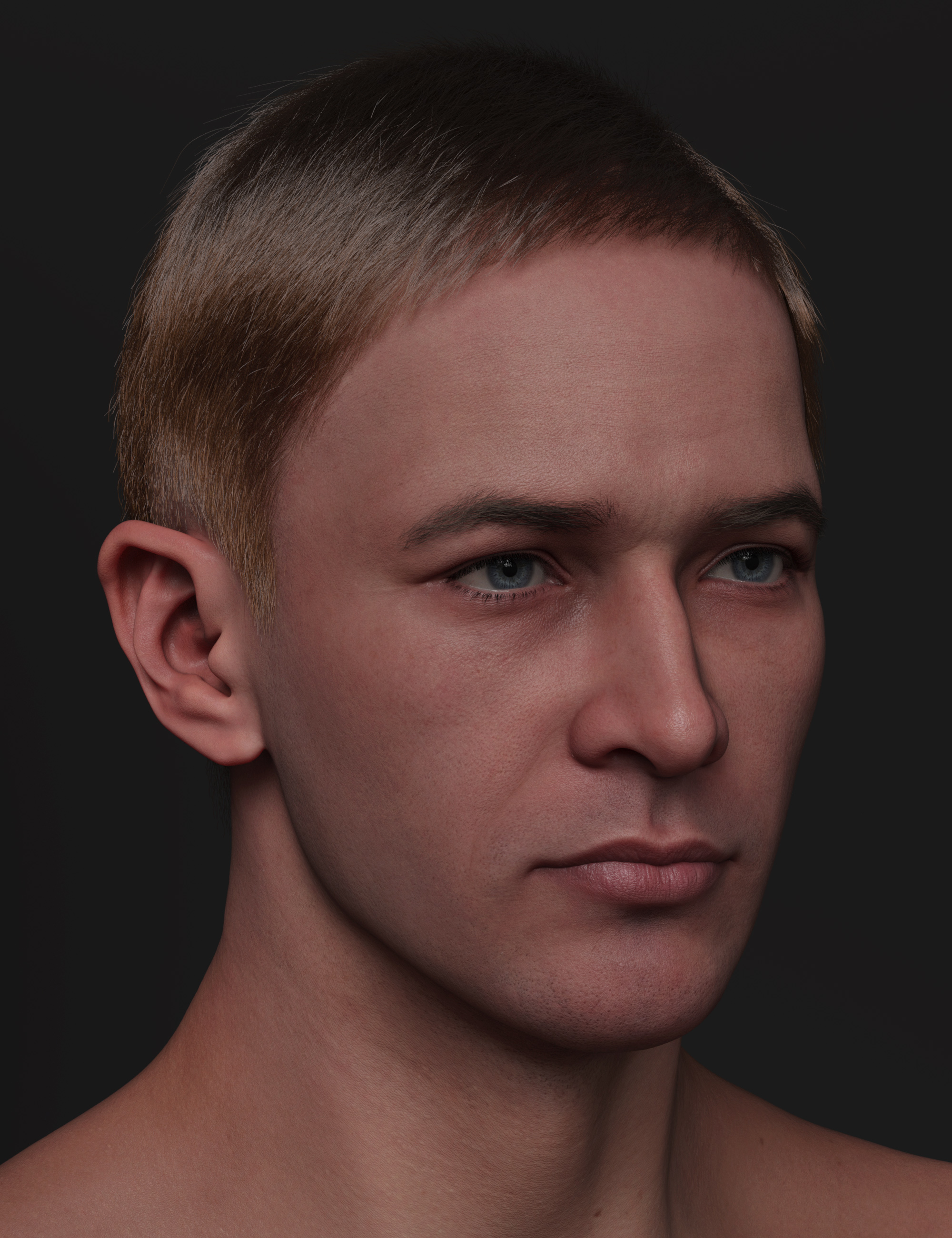 dForce Strand-Based Very Short Pixie Style Hair for Genesis 9 and 8 ...