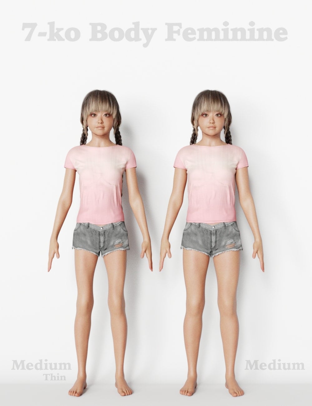 7-ko Flower Bundle for Genesis 9 Feminine | Daz 3D