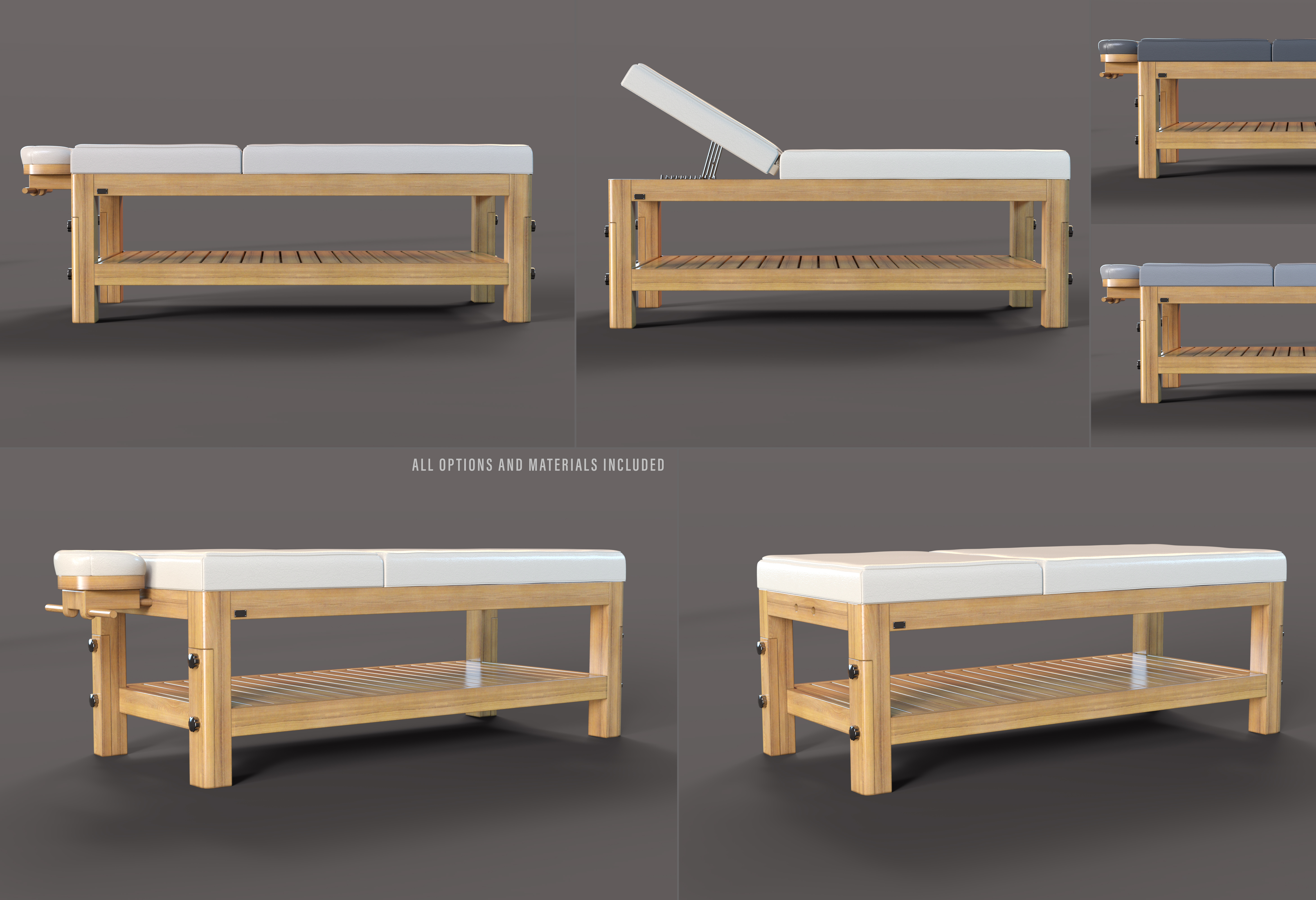 Z Therapeutic Massage Table Prop and Poses for Genesis 9 and 8 Male and ...