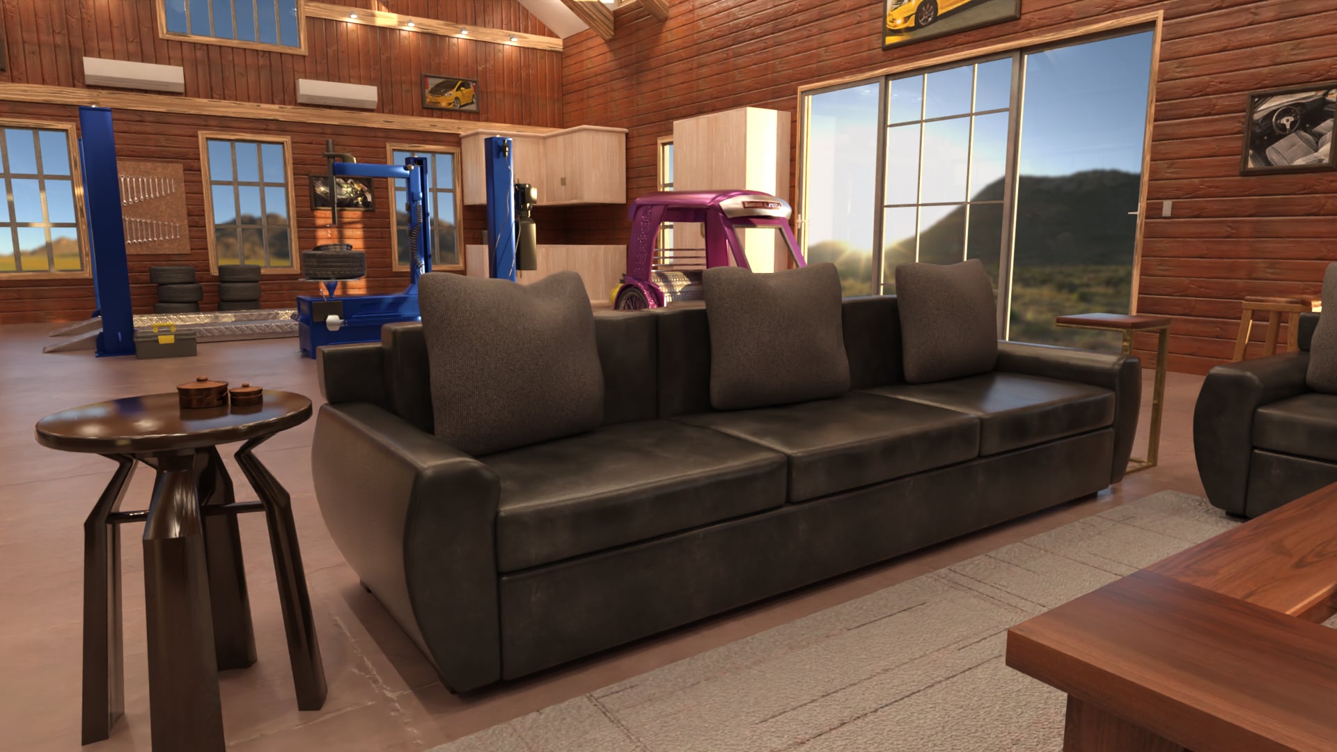 Garage Classic House | Daz 3D