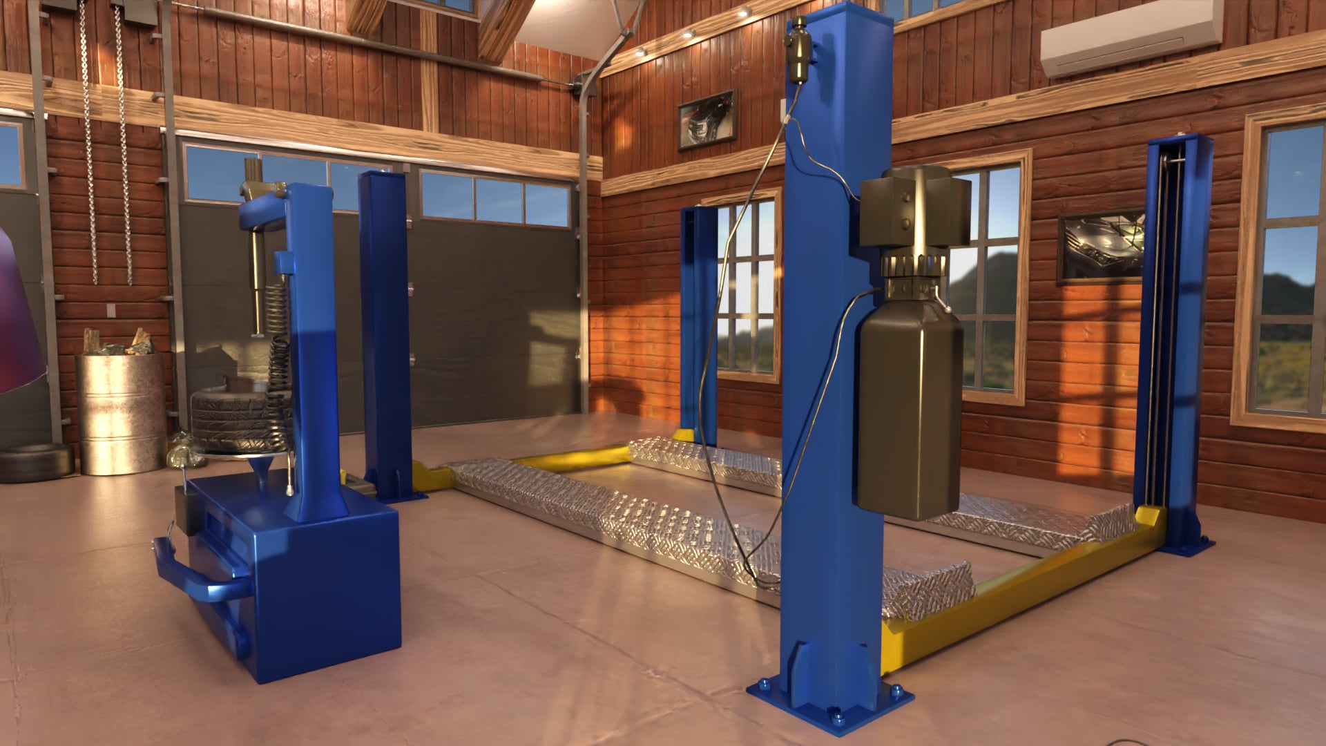 Garage Classic House | Daz 3D