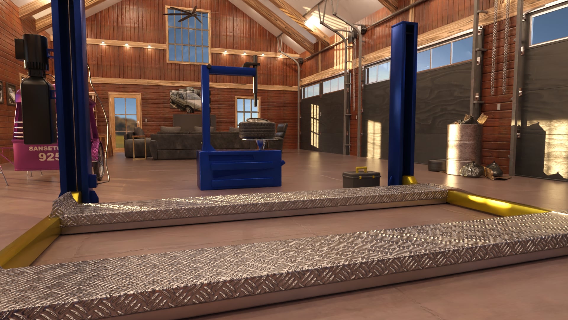 Garage Classic House | Daz 3D