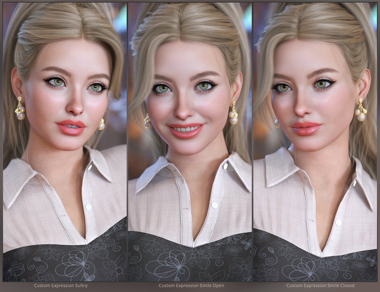 Addy Evie And Expressions For Genesis 9 Daz 3d