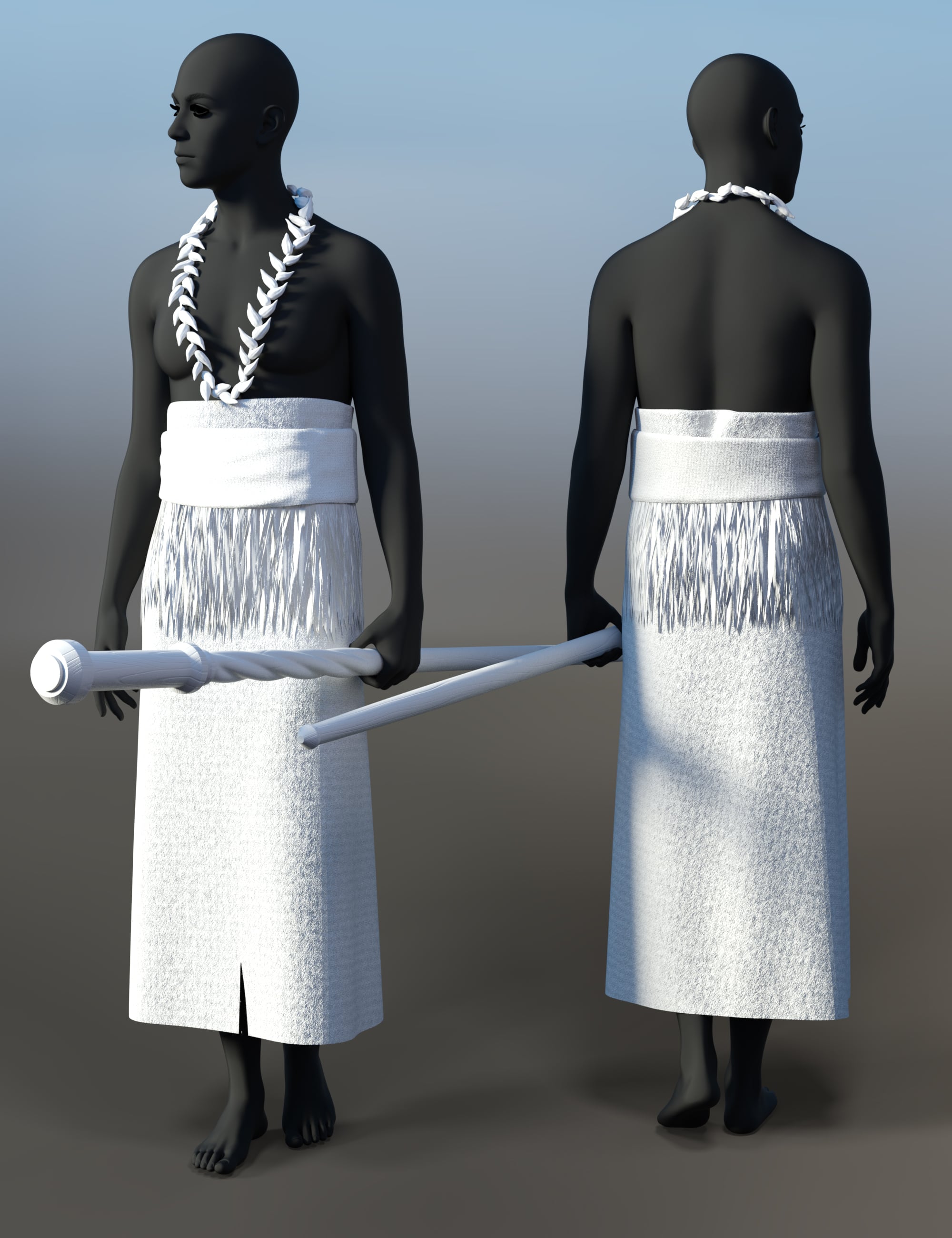 AH dForce Samoan Outfit Texture Add-on | Daz 3D