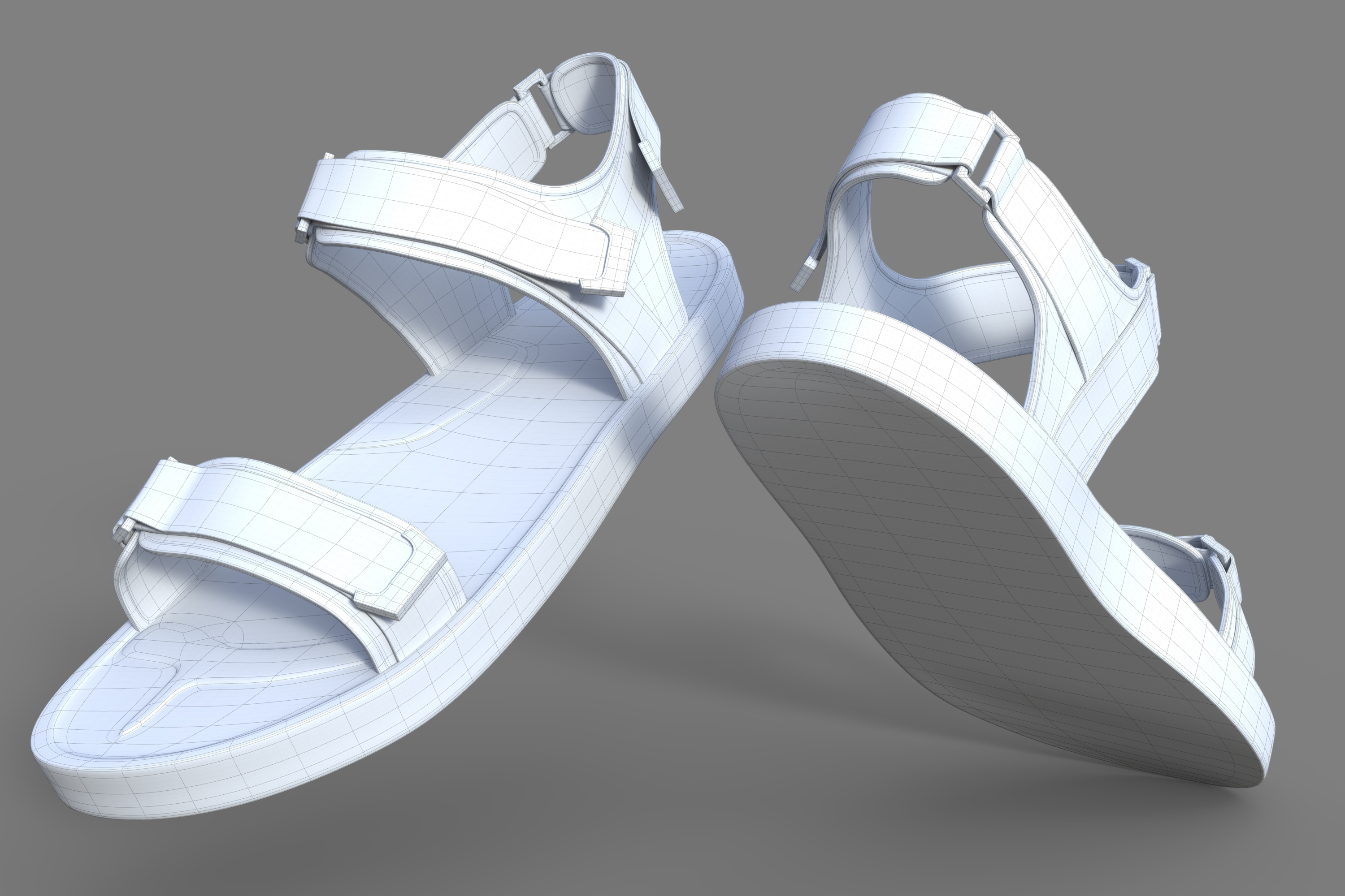 CW Darcy Flat Sandals for Genesis 9 and 8 | Daz 3D