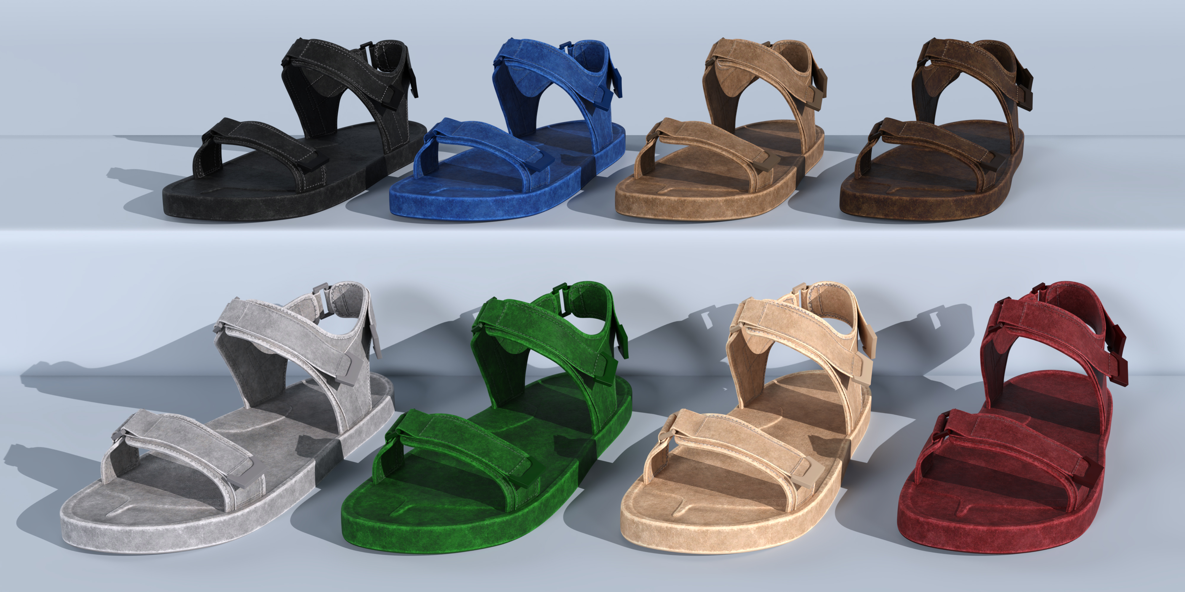 Textras For CW Darcy Flat Sandals | Daz 3D