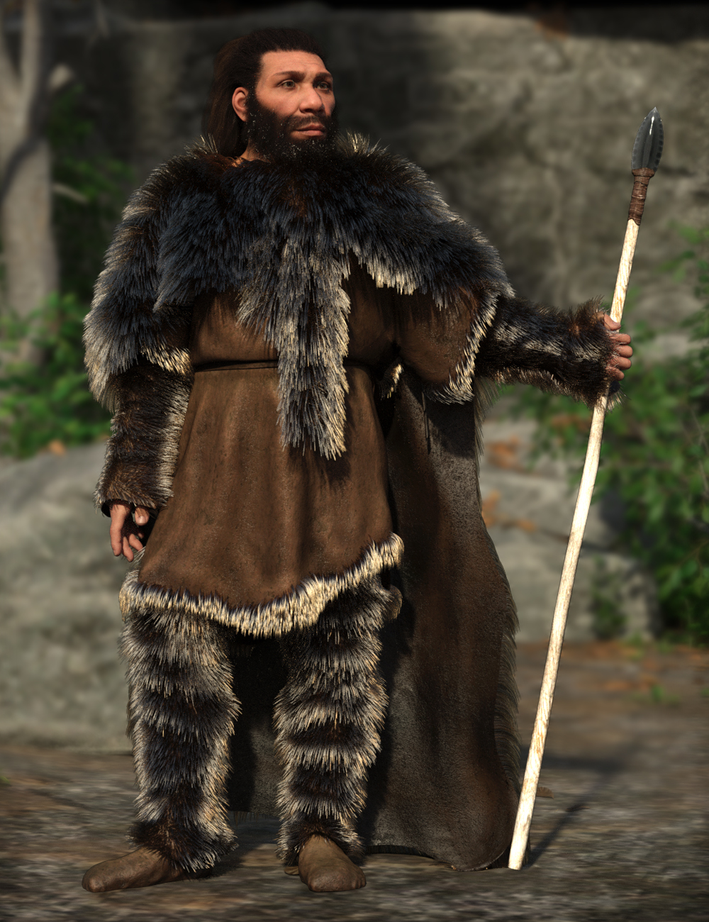 Neanderthal 9 HD Character Bundle | Daz 3D