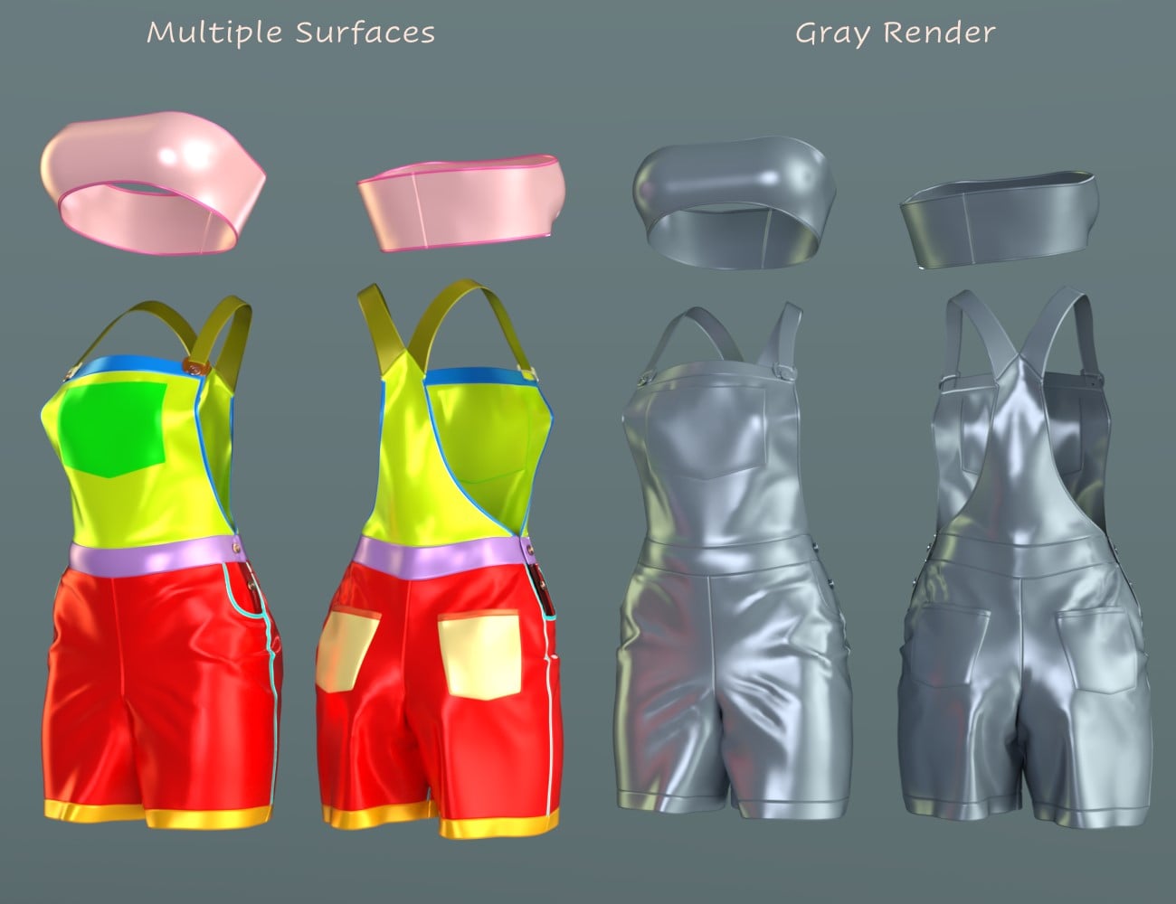 dForce CeeCee Basics Outfit 04 for Genesis 9 and 8 Female | Daz 3D