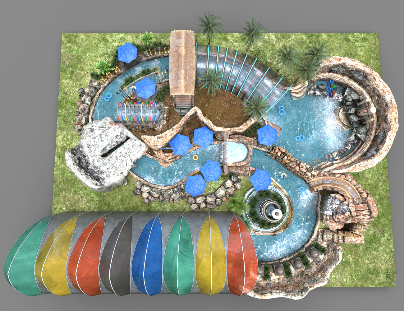XI Lazy River | Daz 3D