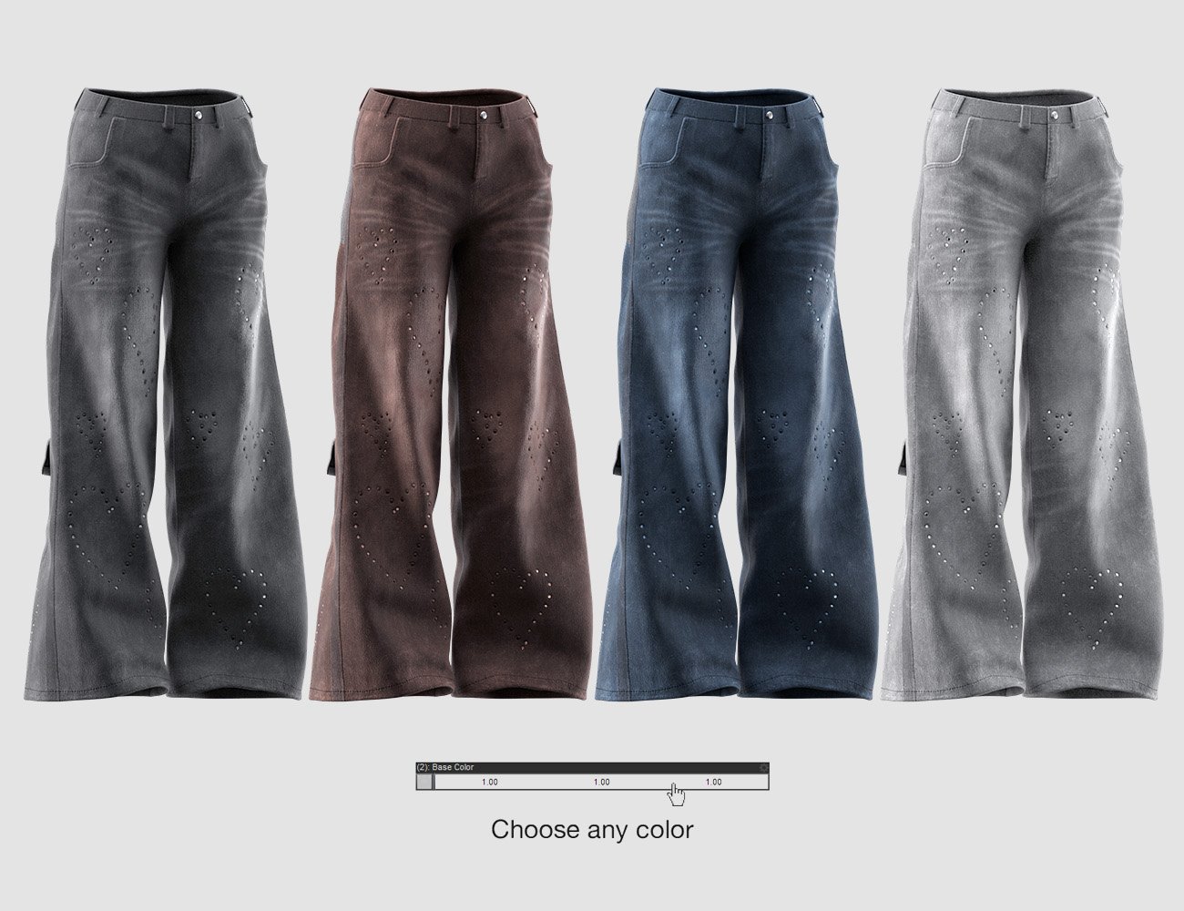 dForce Y2K Outfit Textures | Daz 3D