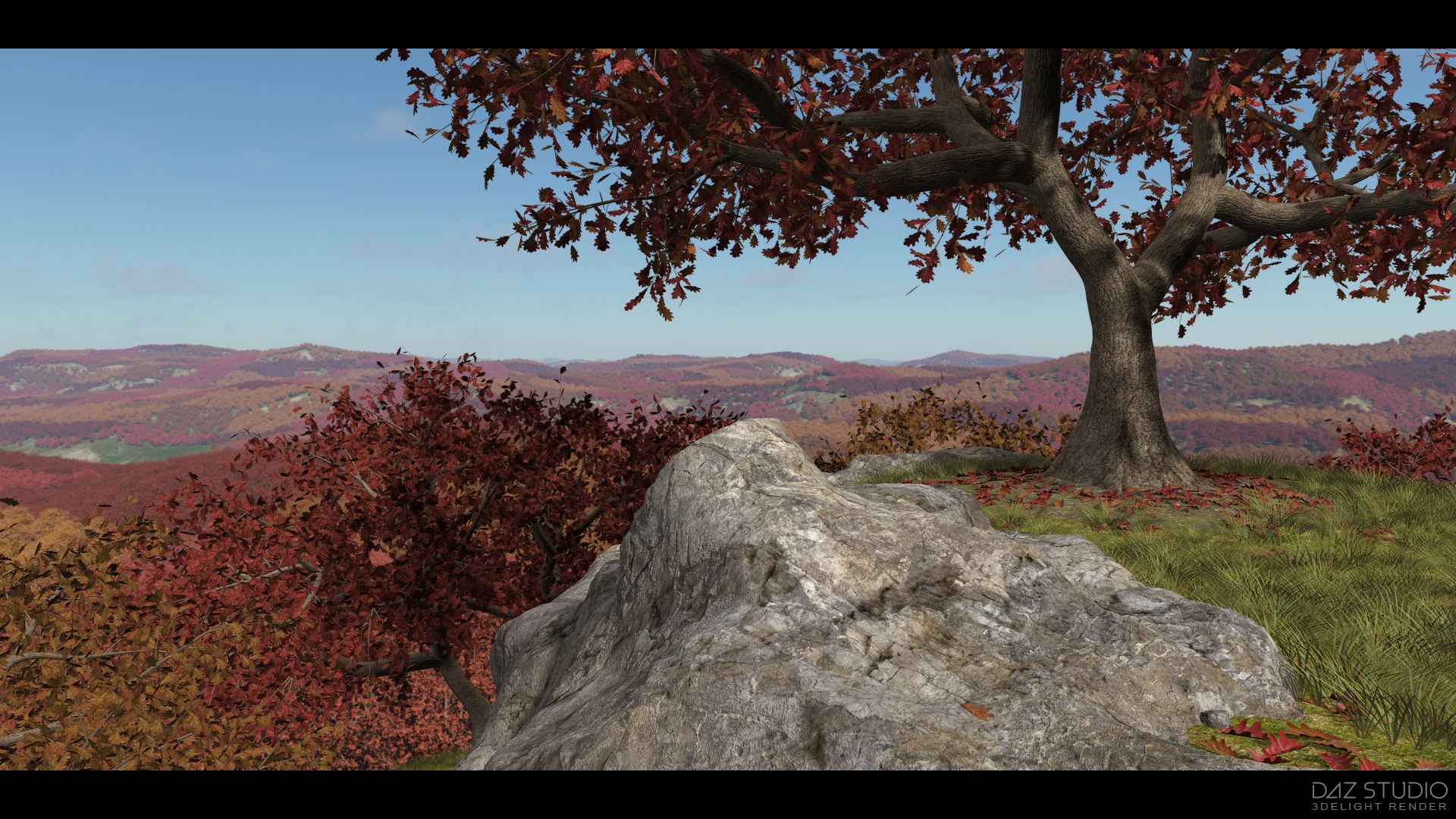 Easy Environments: Autumn Woods | Daz 3D