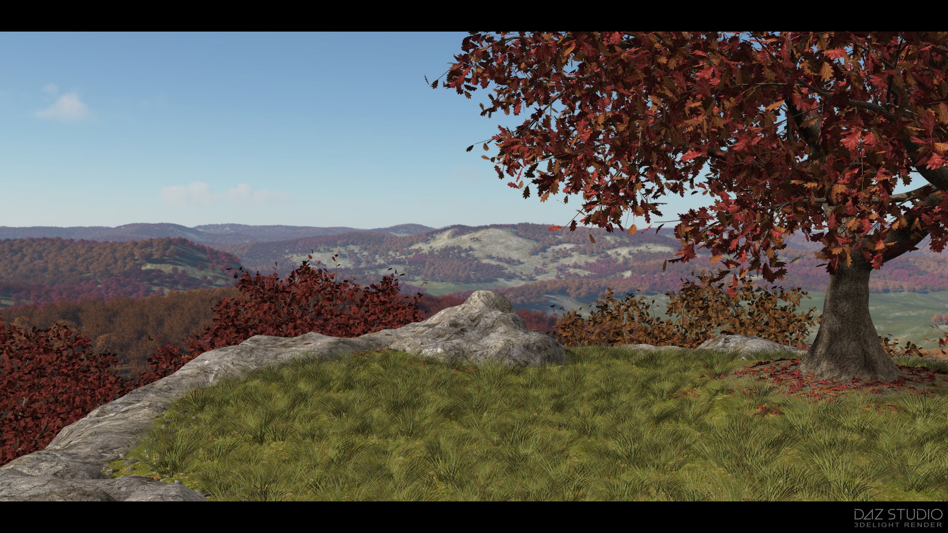 Easy Environments: Autumn Woods | Daz 3D