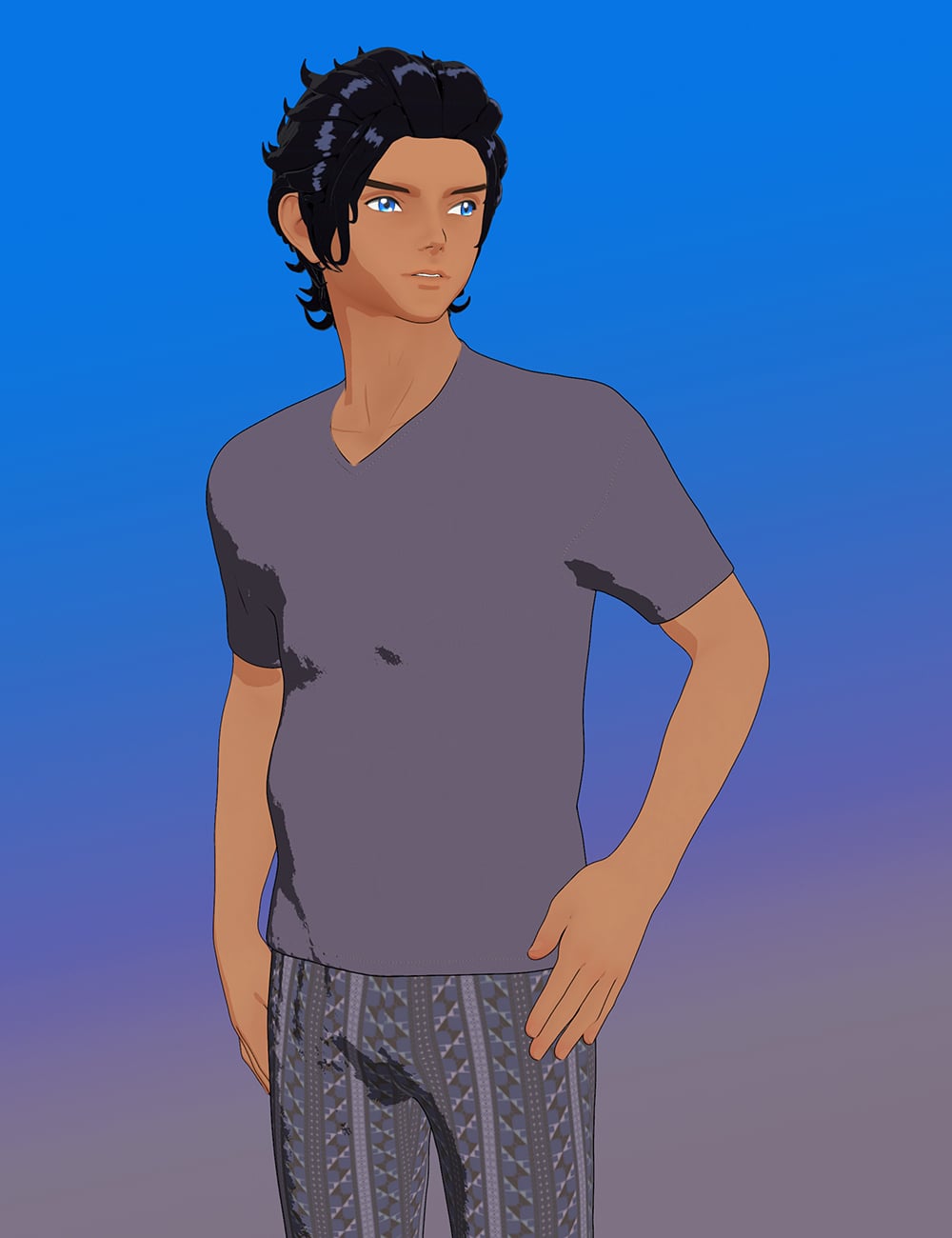 MB Wade for Genesis 9 Toon | Daz 3D