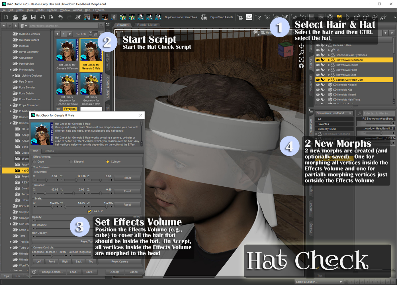 Hat Check for Genesis 8 | Daz 3D