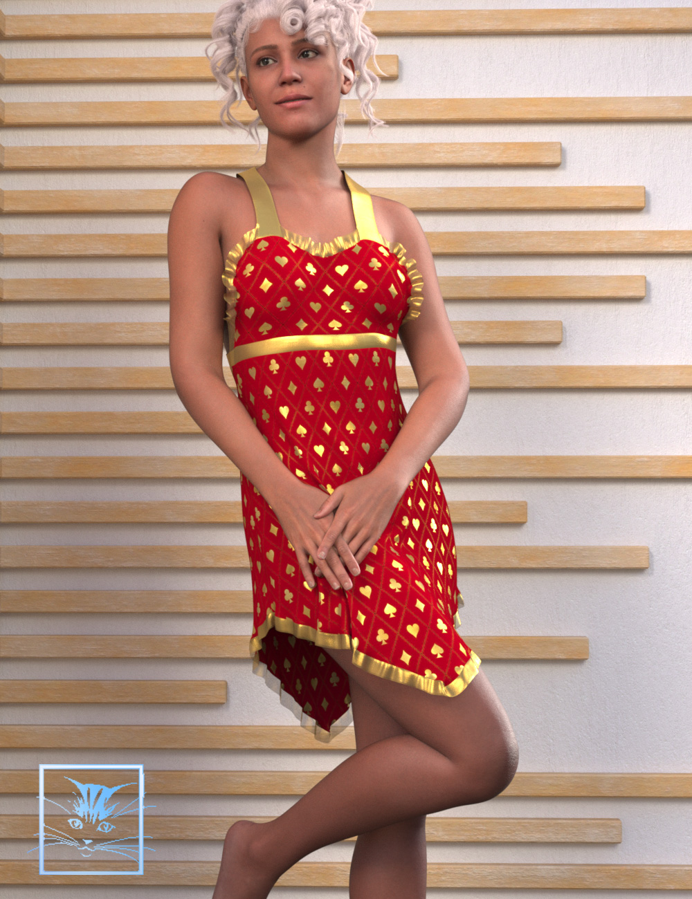 DNA dForce Ella Pinafore Dress for Genesis 9 | Daz 3D
