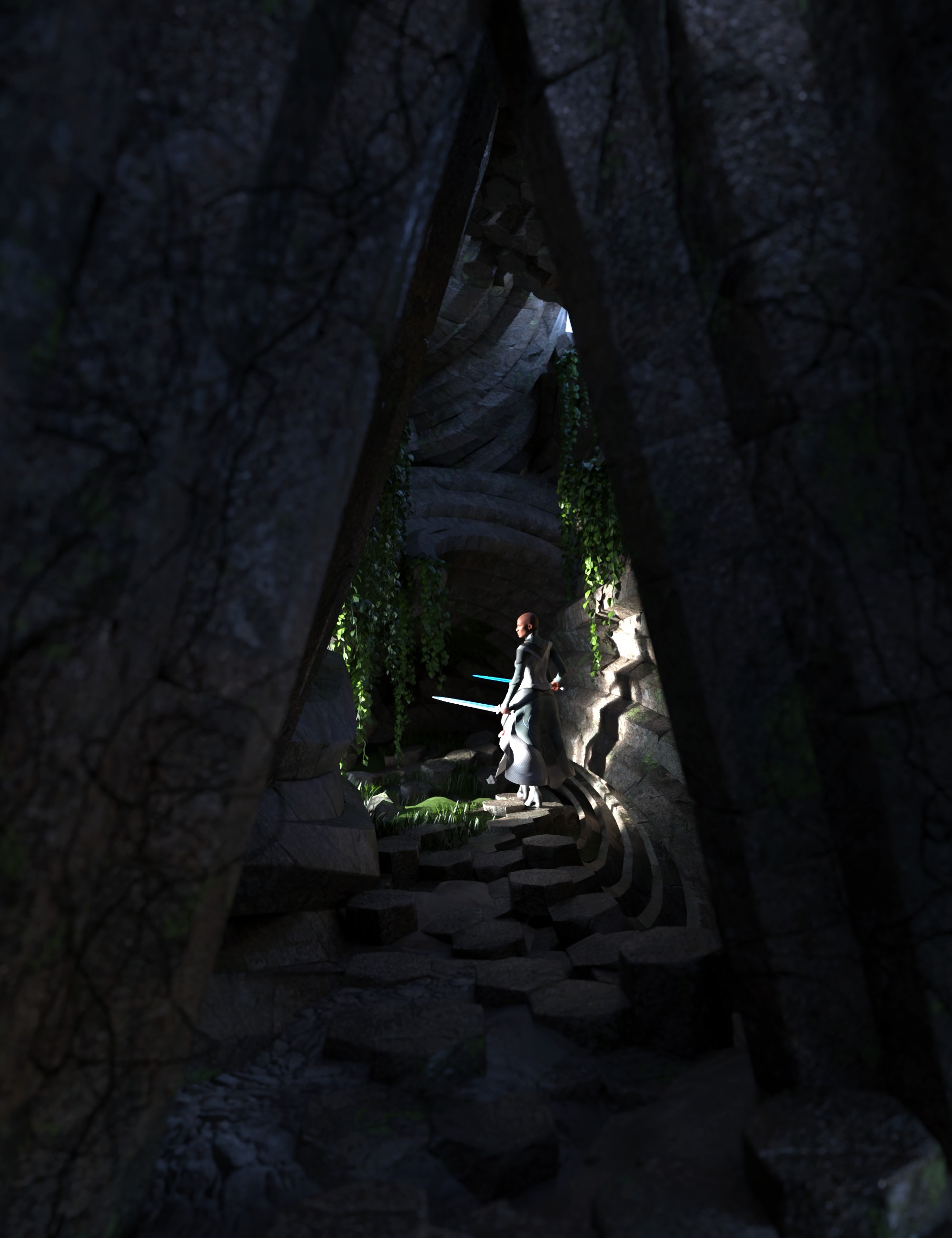Basalt Cave Builder | Daz 3D