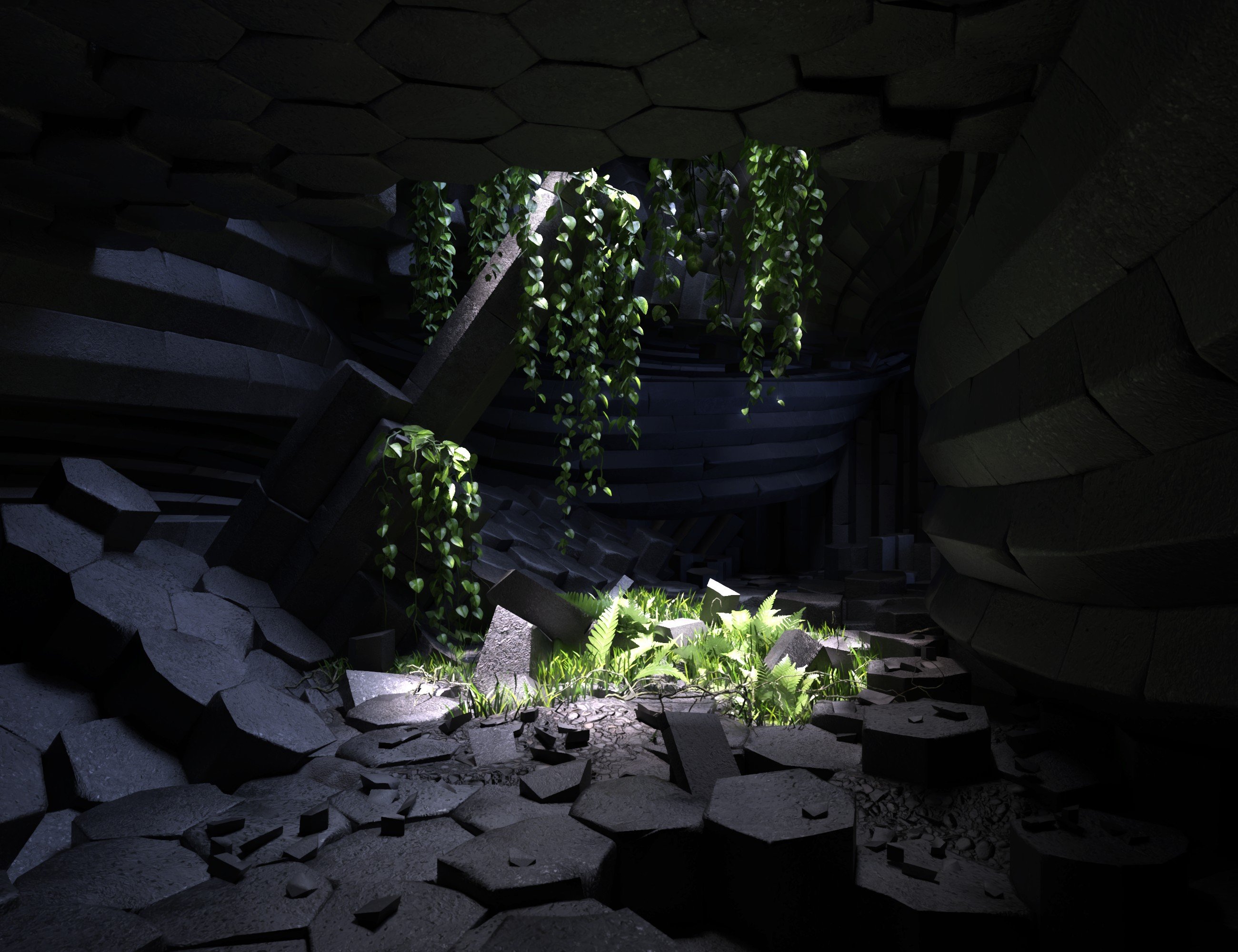 Basalt Cave Builder | Daz 3D