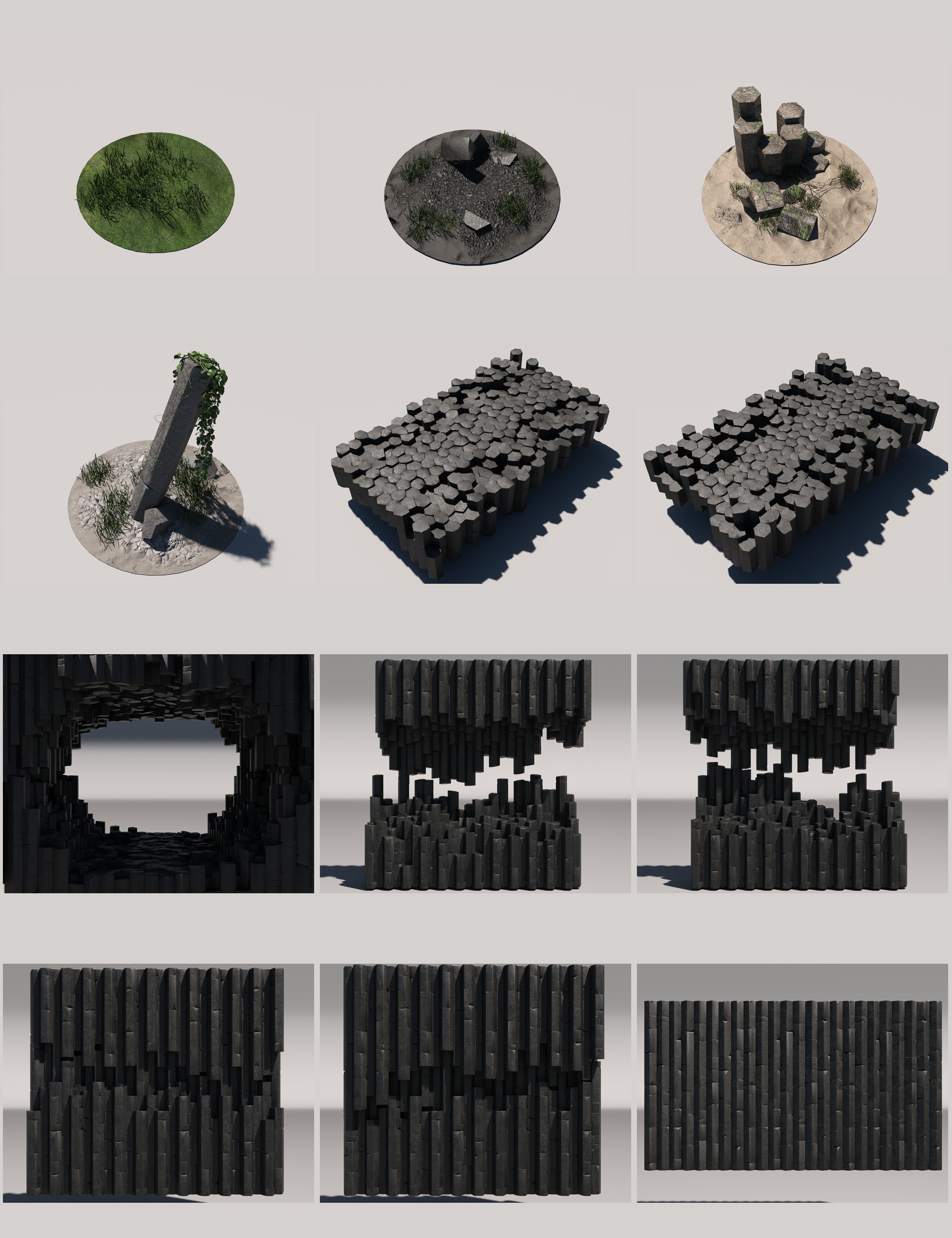 Basalt Cave Builder | Daz 3D