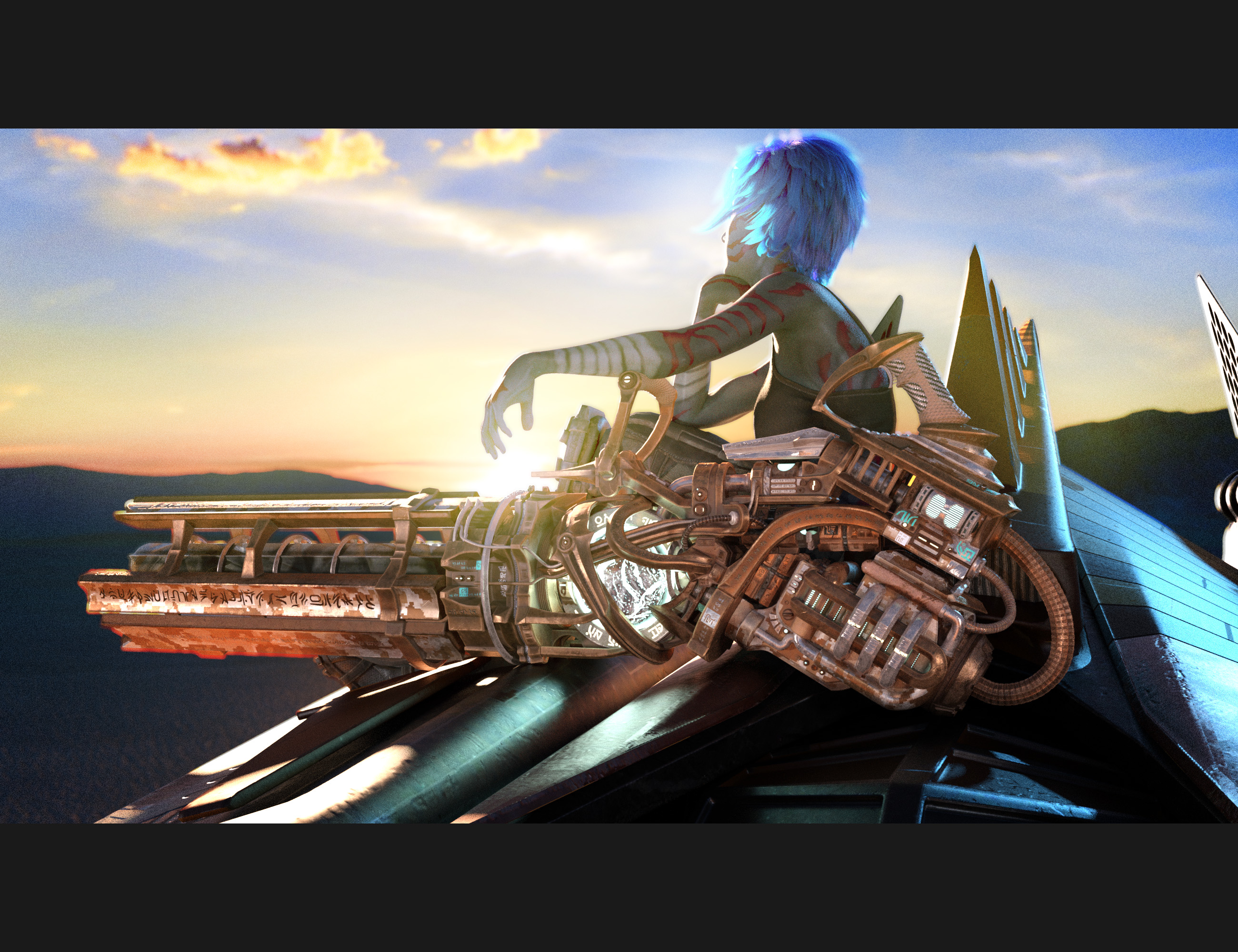 Alien Heavy Weapon | Daz 3D