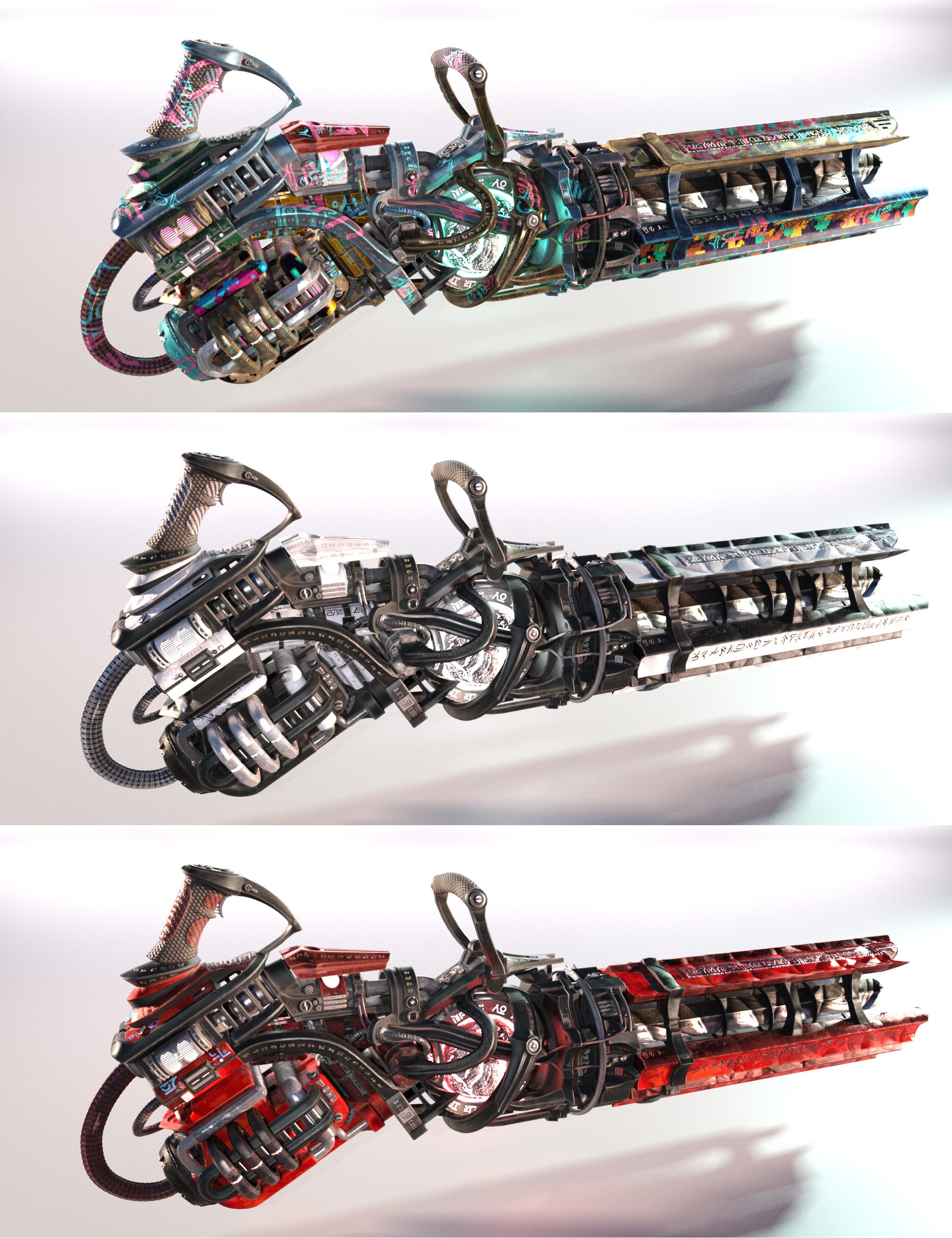 Alien Heavy Weapon | Daz 3D