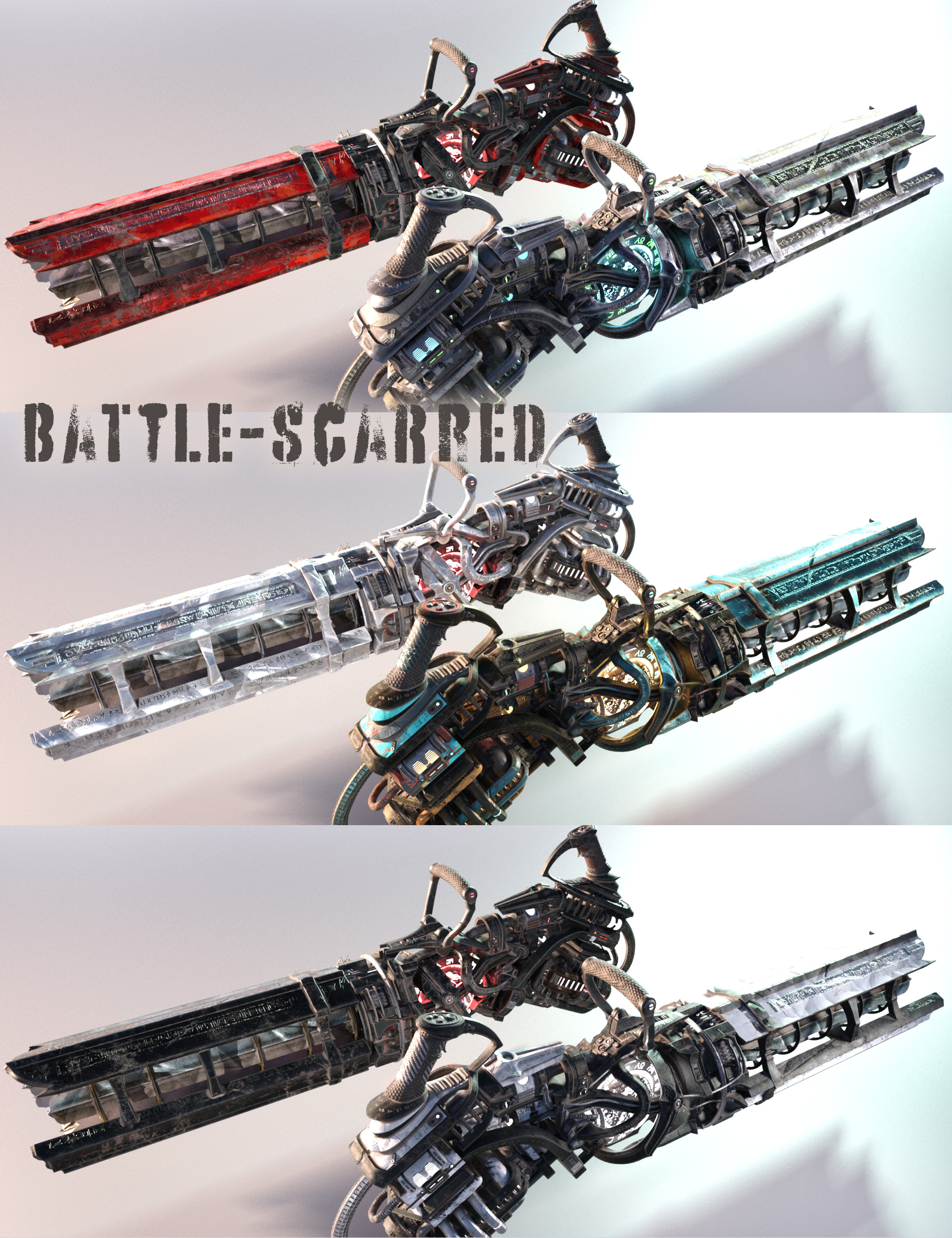 Alien Heavy Weapon | Daz 3D