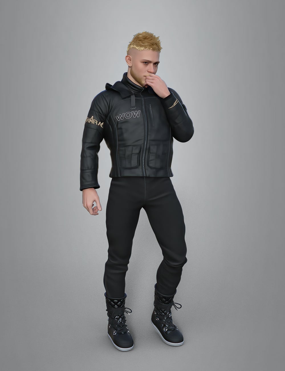 Winter Down Coat Outfit for Genesis 9 | Daz 3D