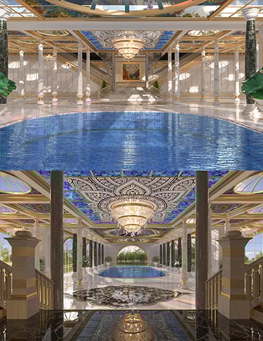 Regal Atrium and Pool Hall | Daz 3D