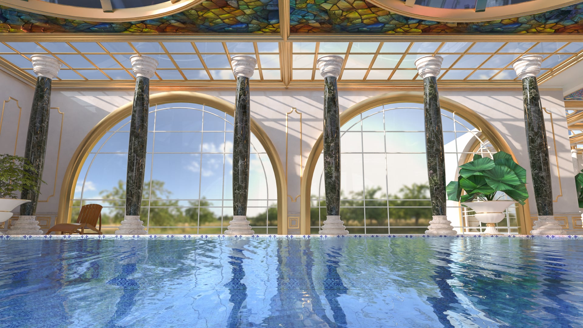 Regal Atrium and Pool Hall | Daz 3D