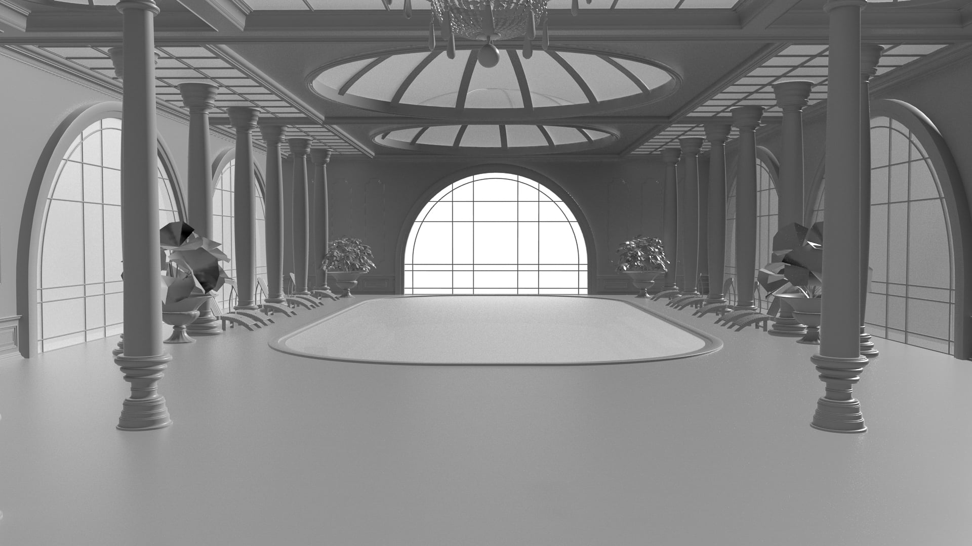 Regal Atrium and Pool Hall | Daz 3D