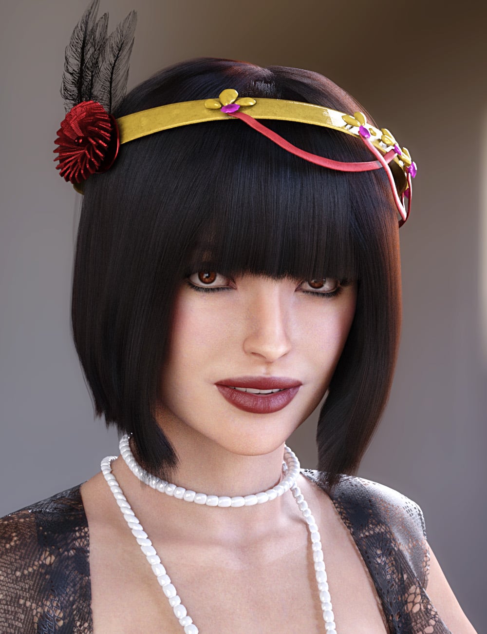 dForce Android Hair for Genesis 9 | Daz 3D