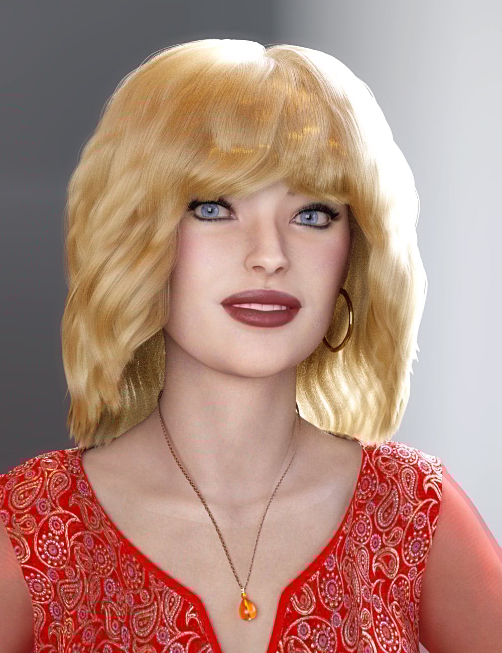 dForce Android Hair for Genesis 9 | Daz 3D