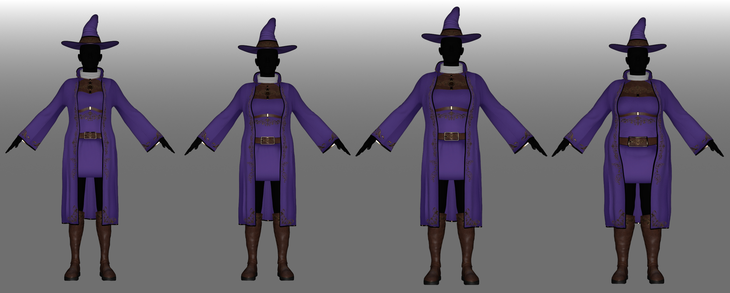 FG Wizard Outfit for Genesis 9 | Daz 3D