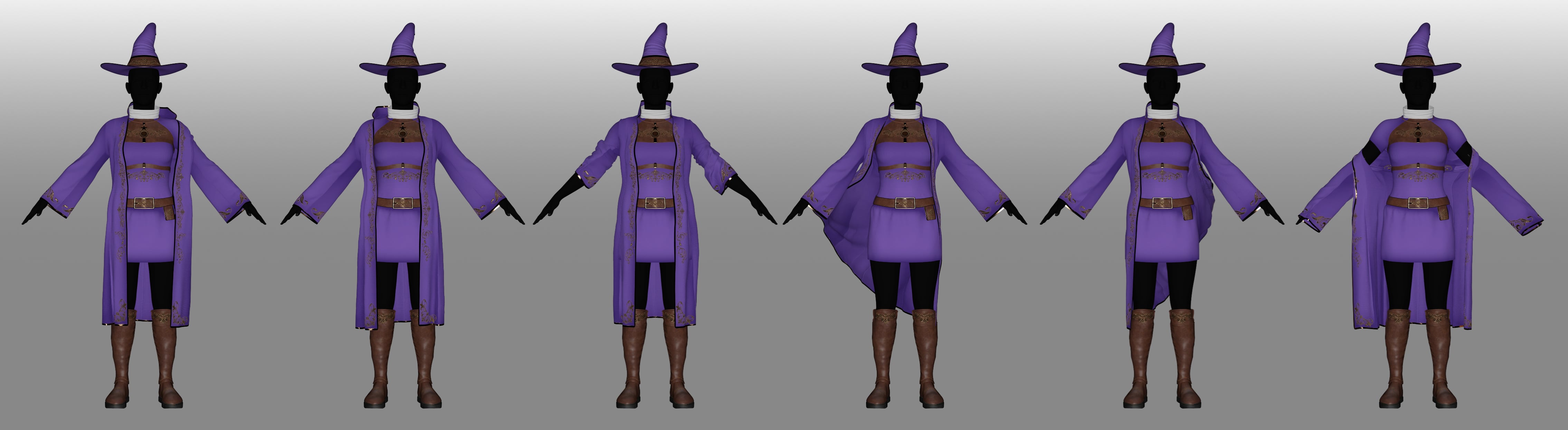 FG Wizard Outfit for Genesis 9 | Daz 3D