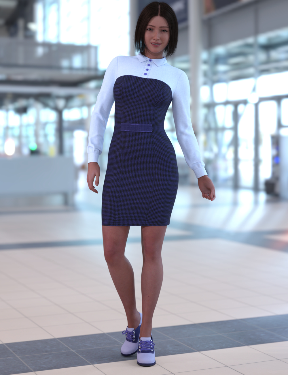 dForce Sassy CEO Outfit for Genesis 9 | Daz 3D