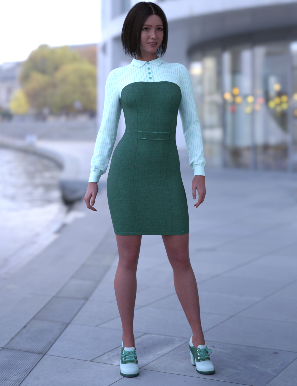 dForce Sassy CEO Outfit for Genesis 9 | Daz 3D