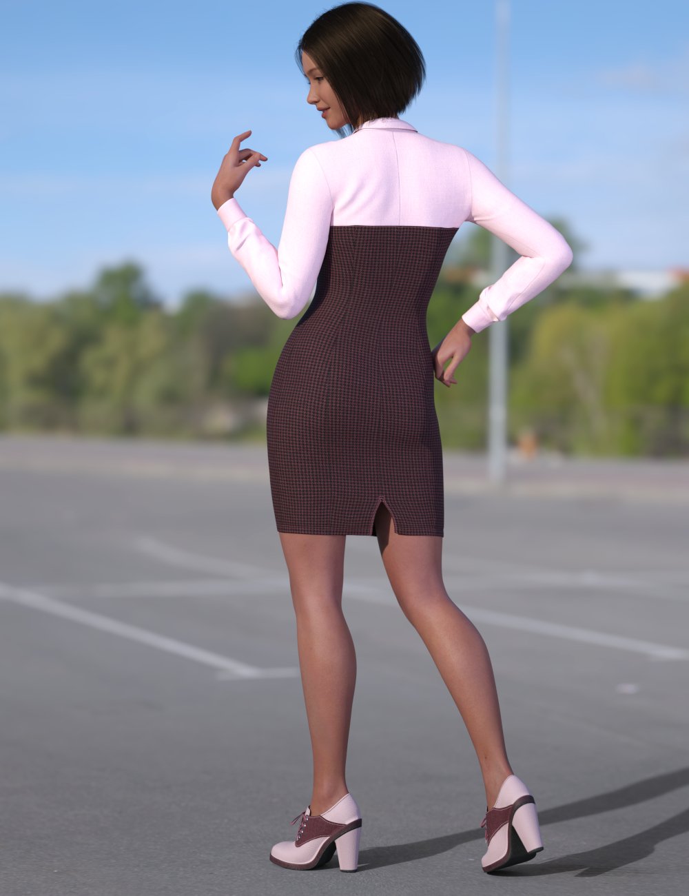 dForce Sassy CEO Outfit for Genesis 9 | Daz 3D