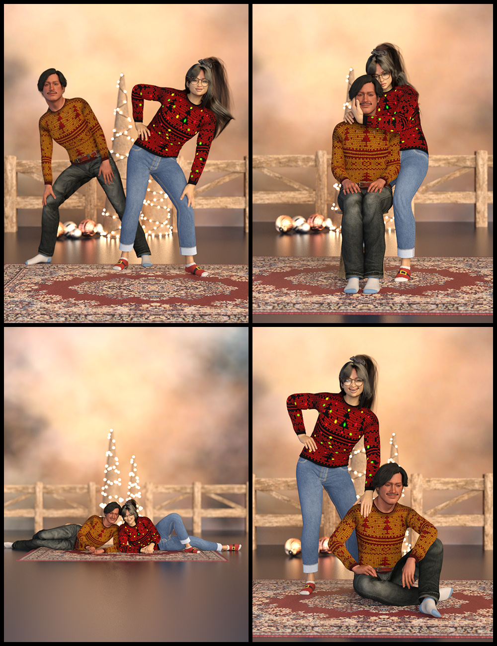 IGD Awkward Photo Shoot Poses for Genesis 9 | Daz 3D