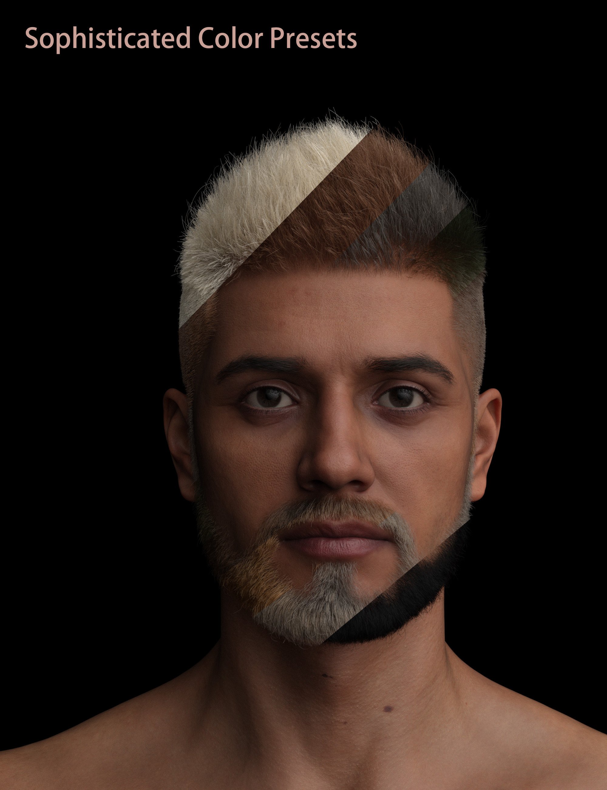 High Fade Brush Cut for Genesis 9 | Daz 3D