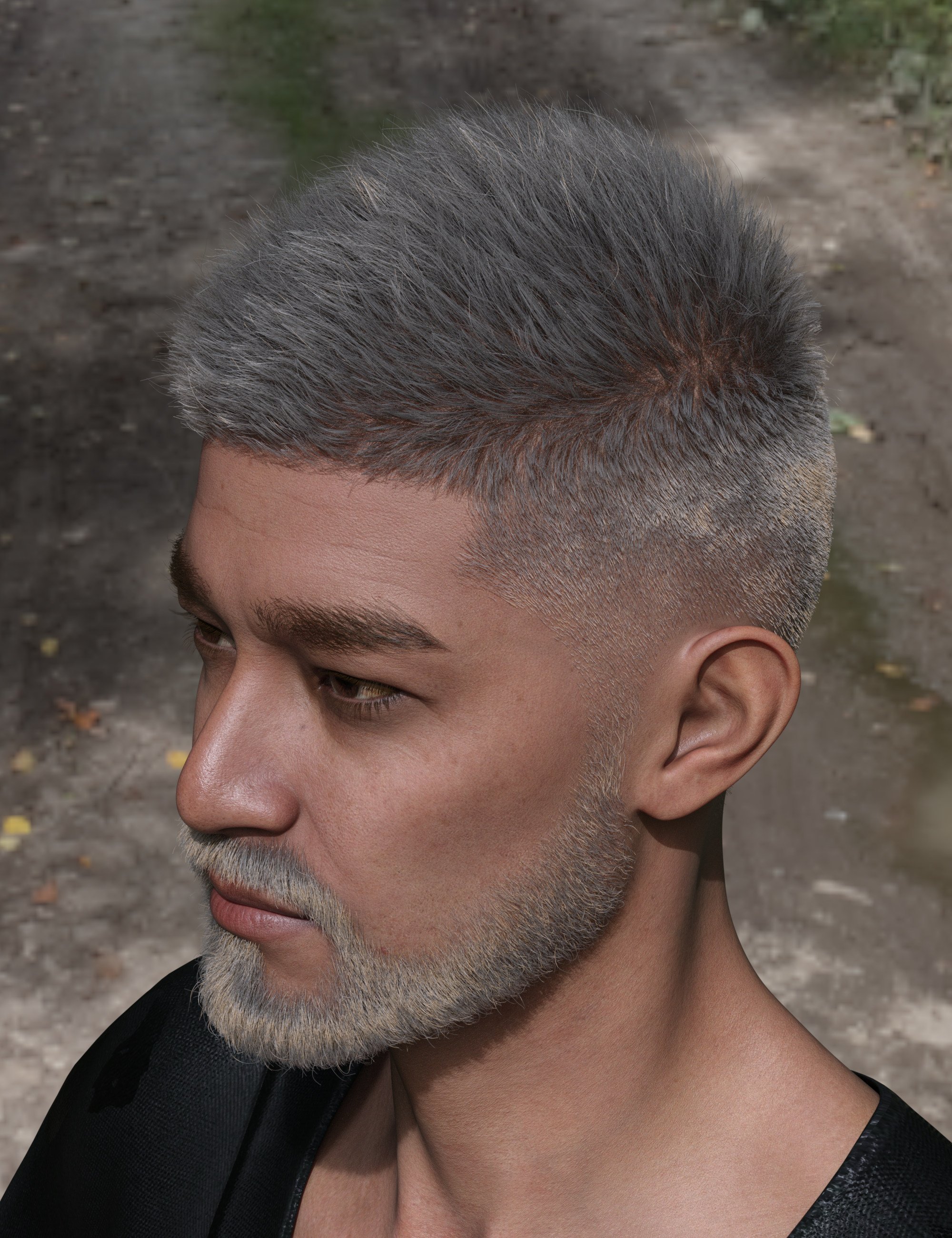 High Fade Brush Cut for Genesis 9 | Daz 3D