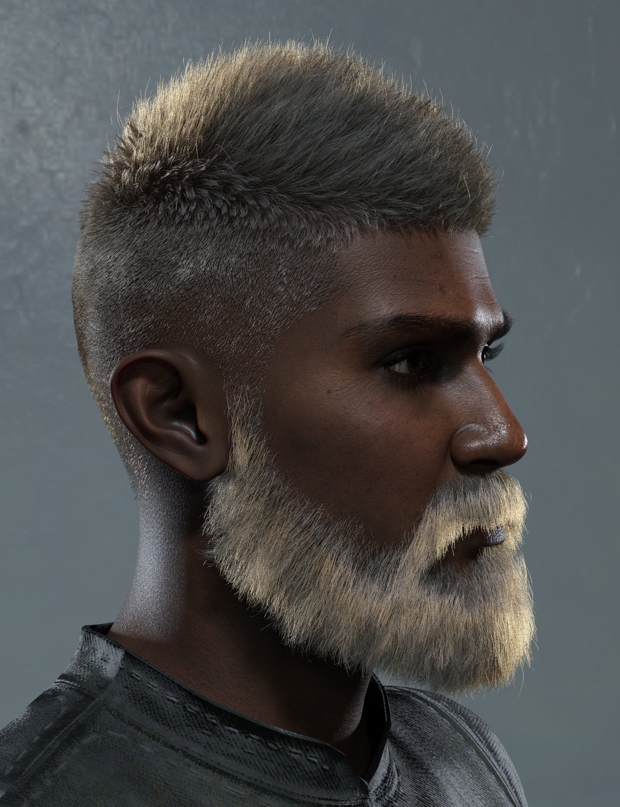 High Fade Brush Cut for Genesis 9 | Daz 3D