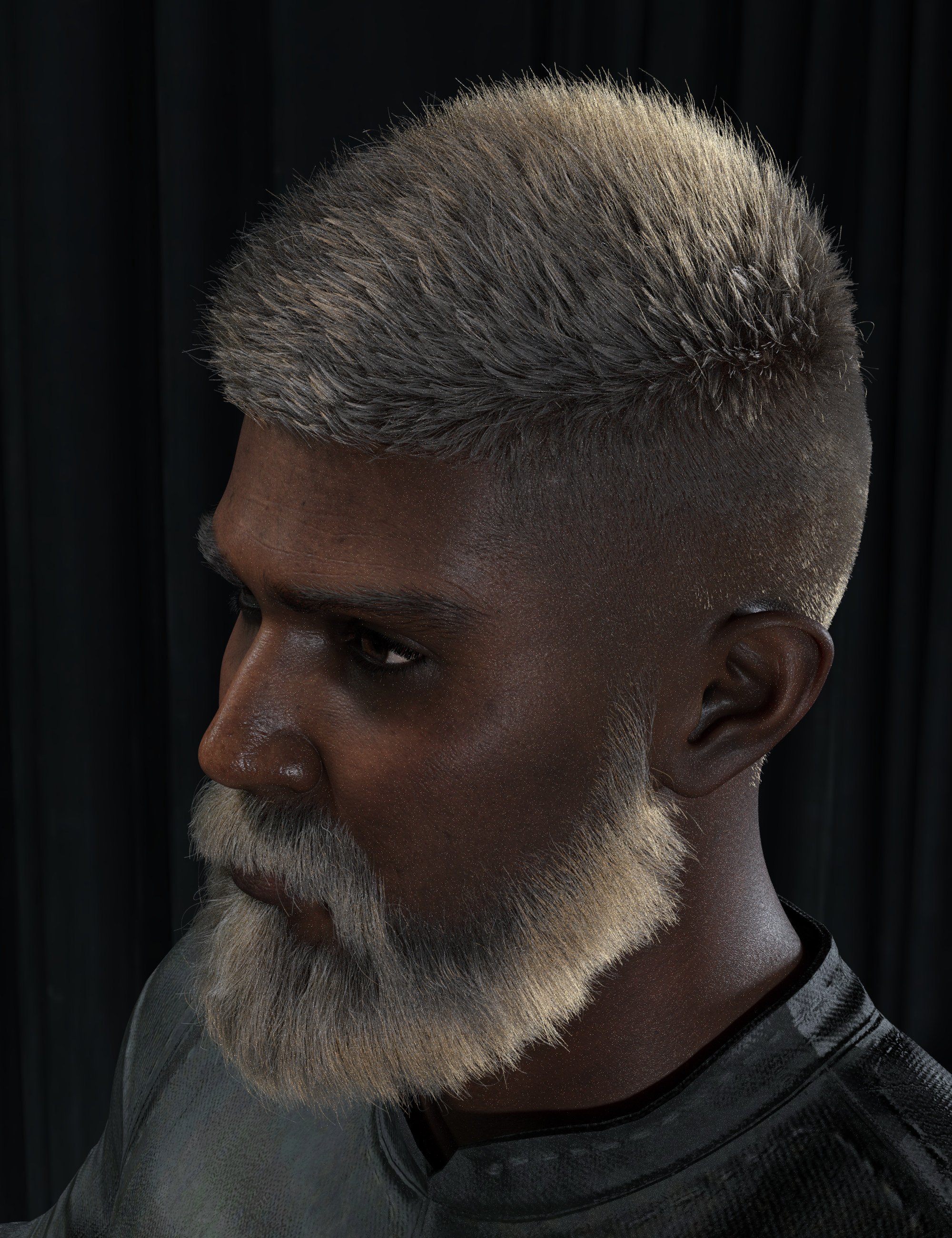 High Fade Brush Cut for Genesis 9 | Daz 3D