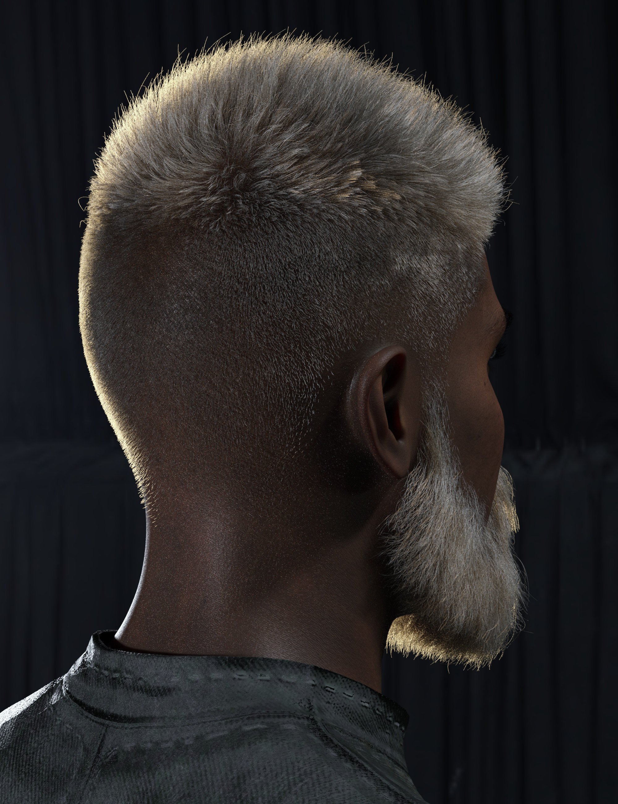High Fade Brush Cut for Genesis 9 | Daz 3D
